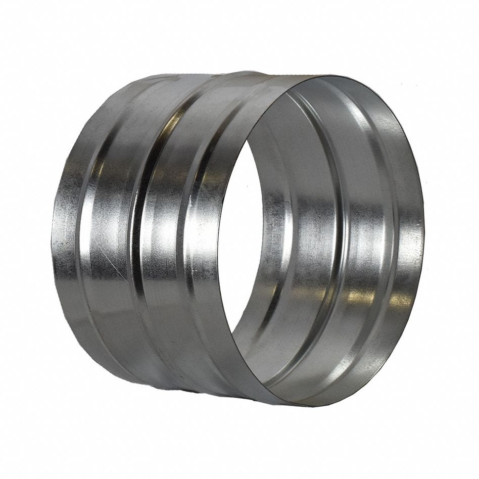 AMERIC, 5 3/8 in Lg, 8 in Outlet Dia, Duct to Duct Connector - 21YC37 ...