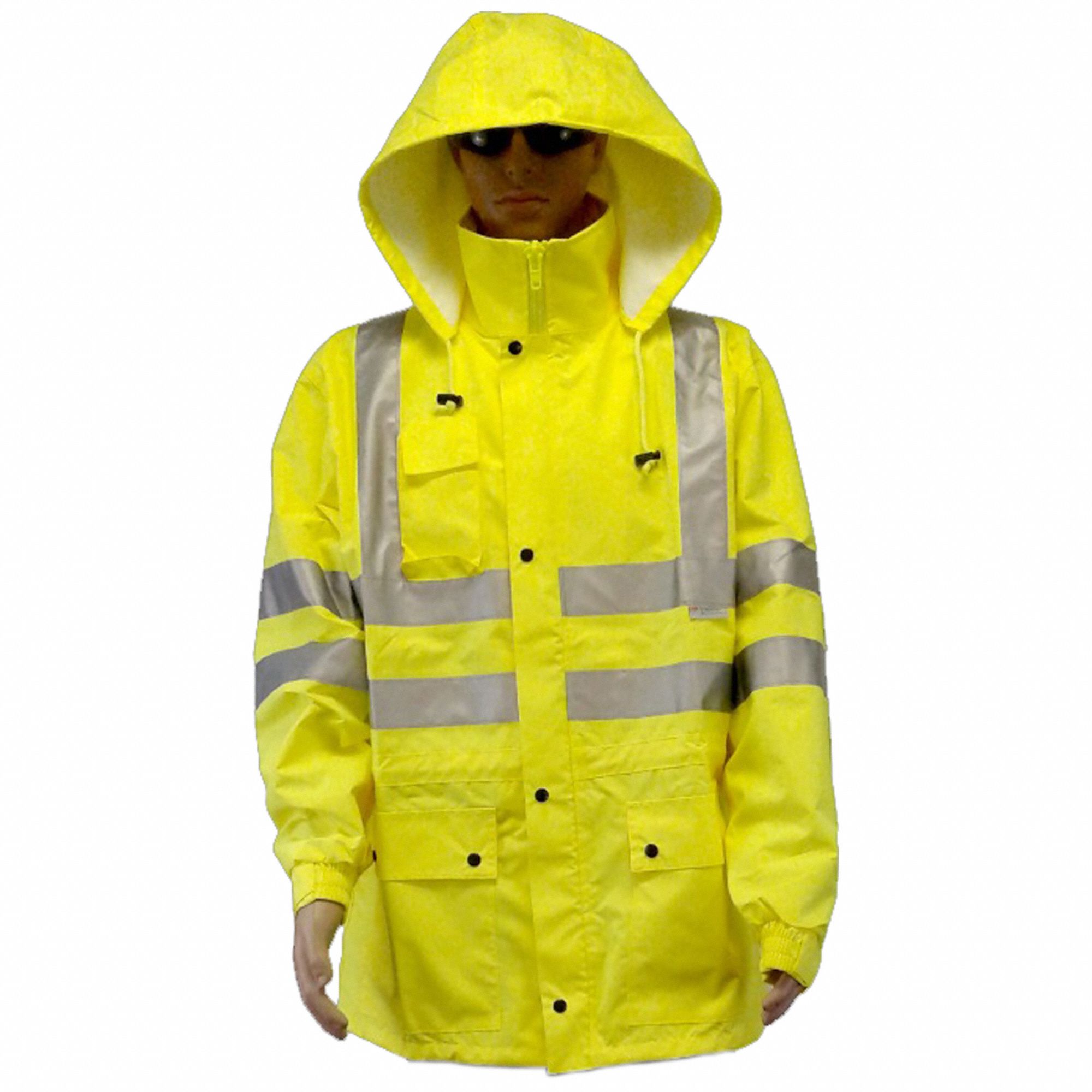 MTS SAFETY, Rain Jacket - 344HH1|A-483-3M-5XL - Grainger