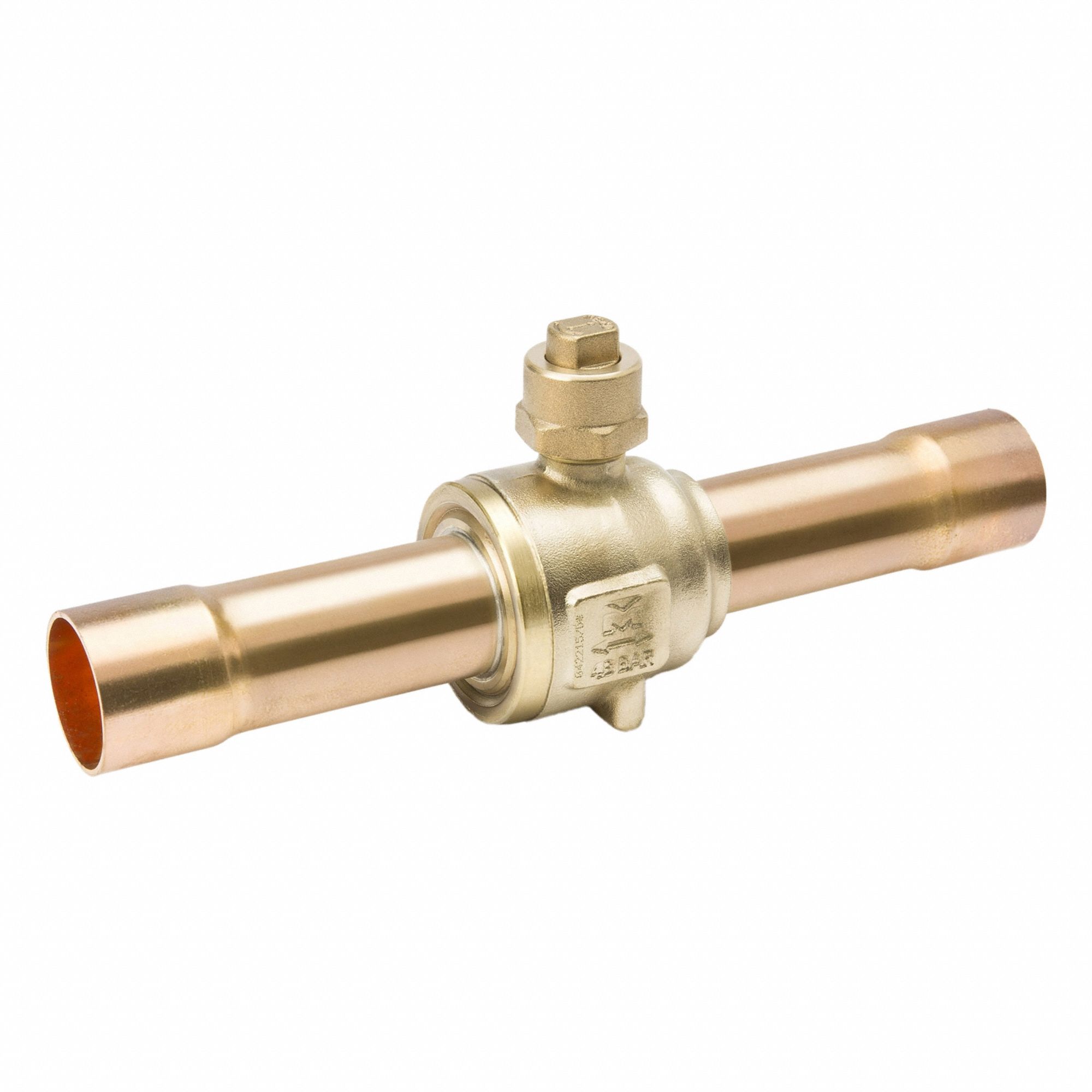 MUELLER, 1 Cv, 1/4 in Male Sweat, Refrigerant Ball Valve - 809GL1 ...