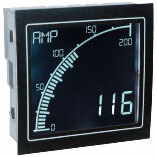 TRUMETER, 9 Display Span - Min, 9,999 Display Span - Max, Current Meter ...