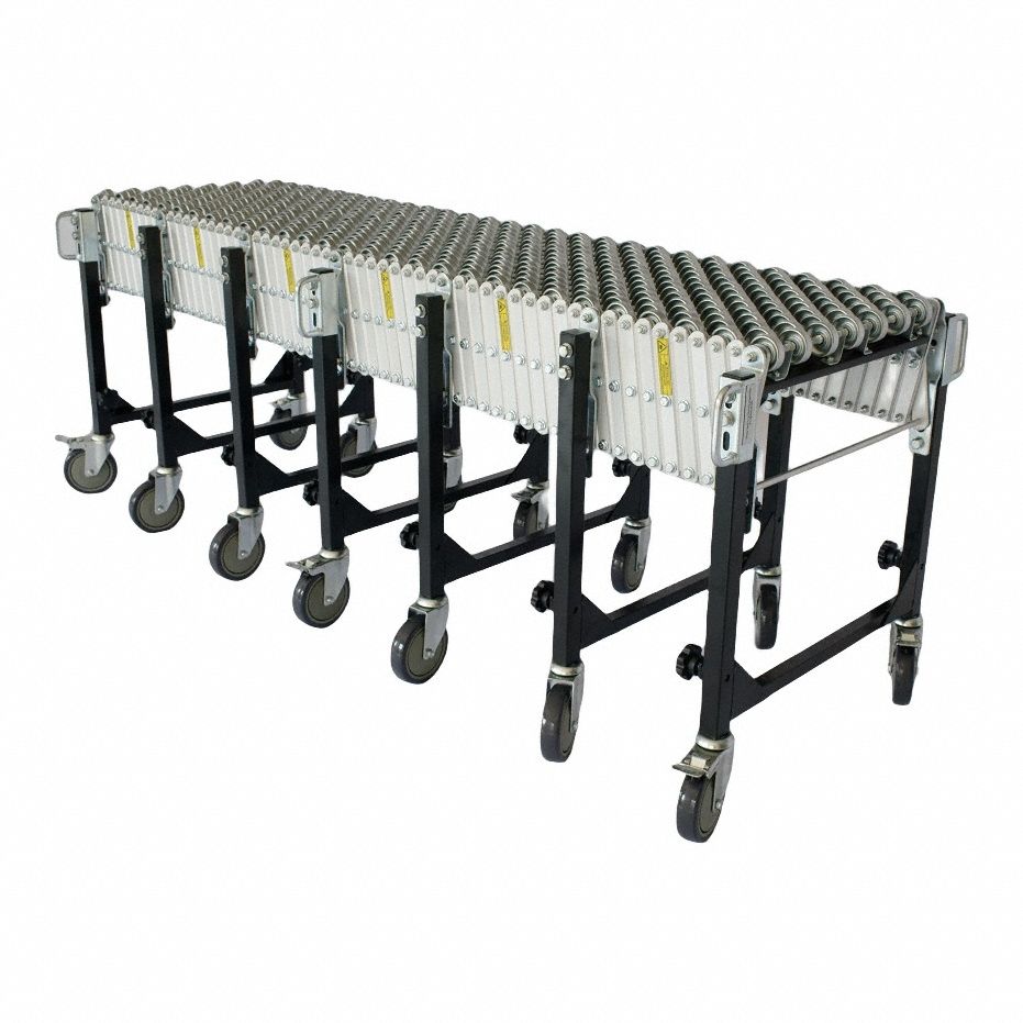 Heavy-Duty, Steel, Skate Wheel Conveyor - 55KR71|55KR71 - Grainger