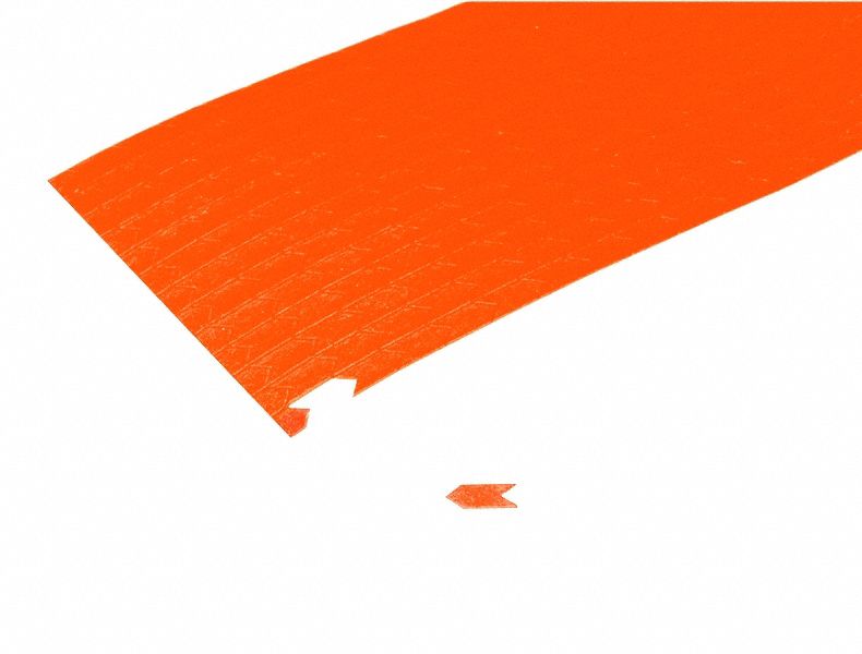 Orange, 1/8 in Wd, Identification Arrow Tape - 833YG2|SH-22607 - Grainger