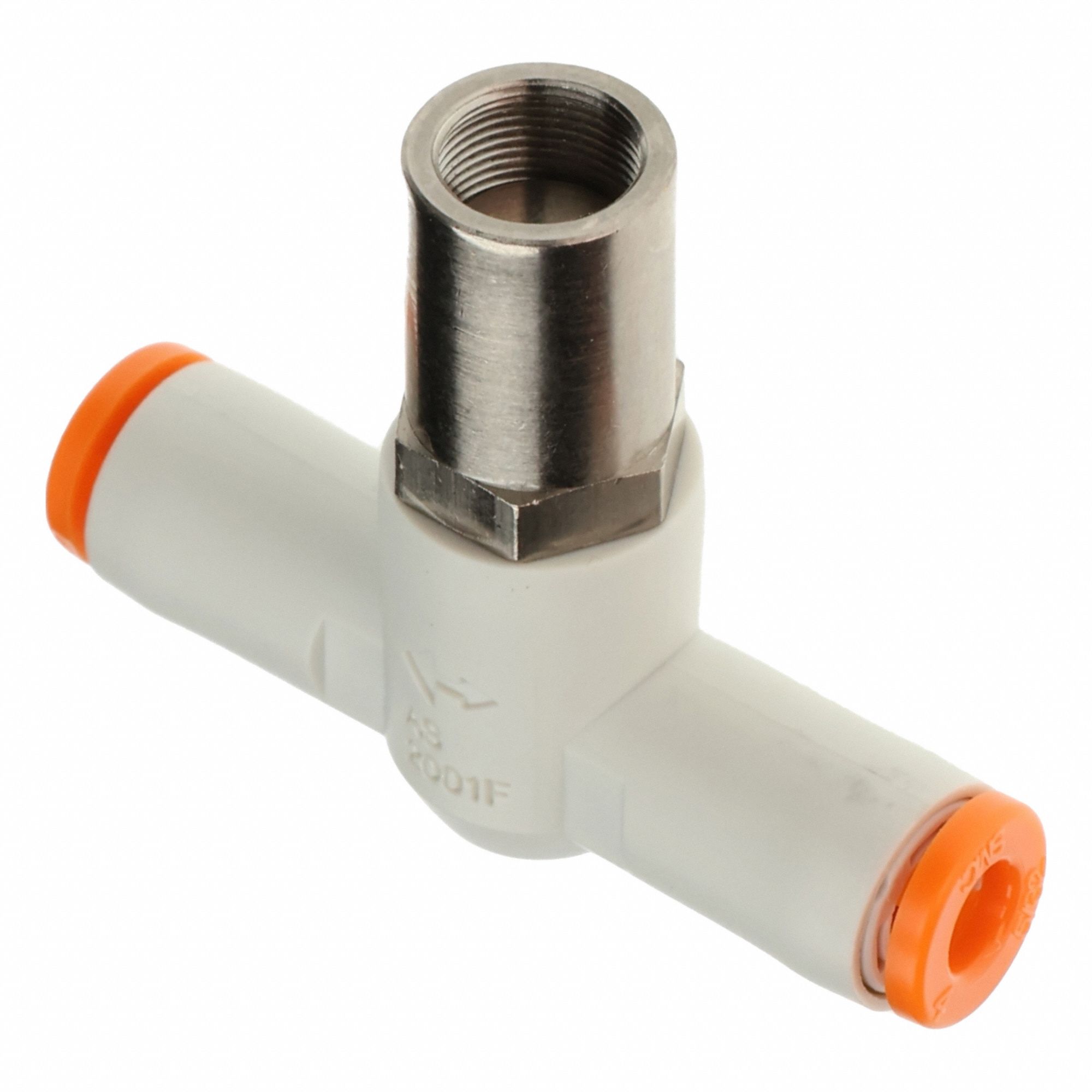 SMC, In-Line Fitting, Screwdriver Slot, Speed Controller - 852KC3|AS2001F-03T - Grainger