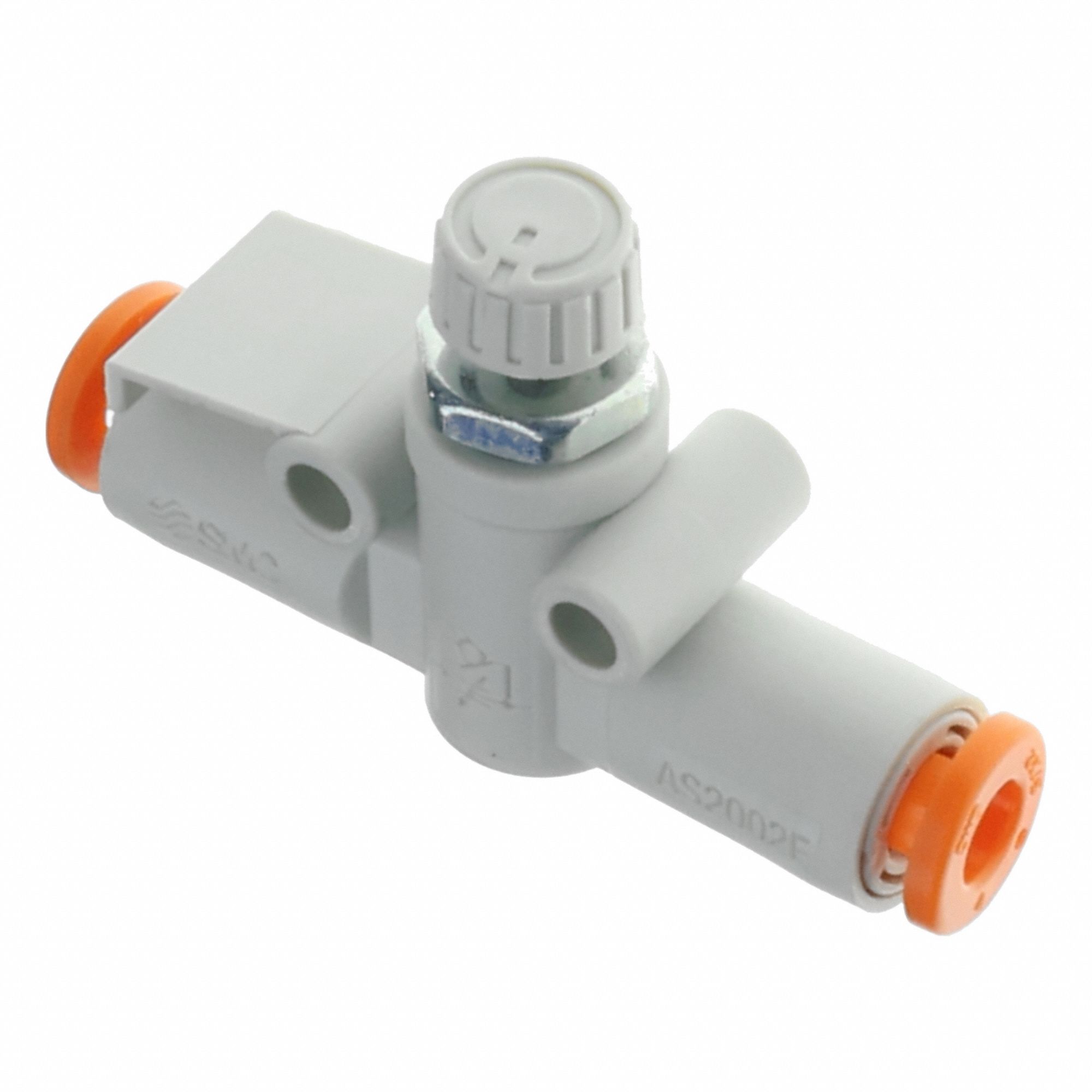 SMC, In-Line Fitting, Knob, Speed Controller - 852KC8|AS2002F-04A - Grainger