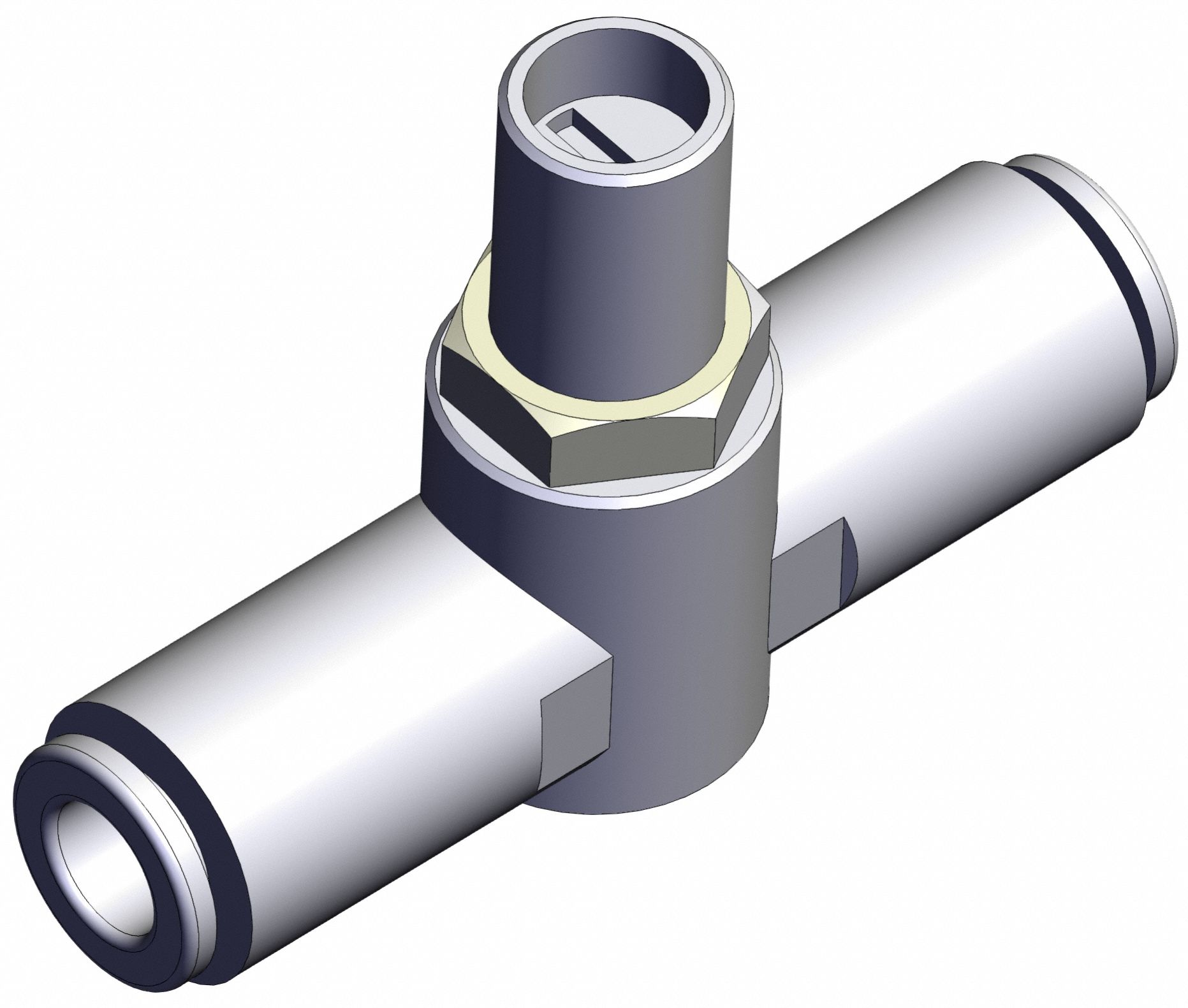 SMC, In-Line Fitting, Screwdriver Slot, Speed Controller - 852KD4|AS2051F-07D - Grainger