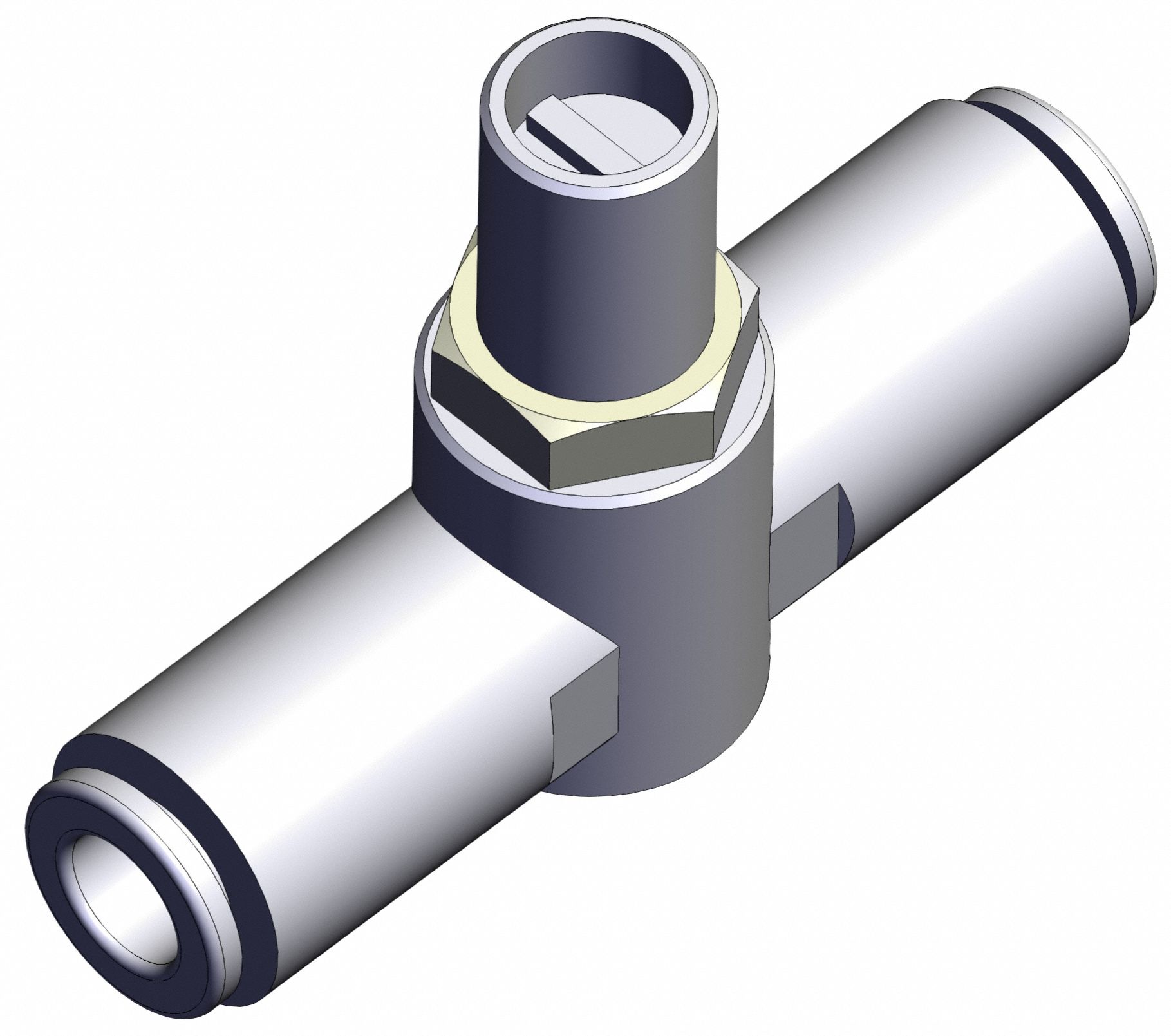 SMC, In-Line Fitting, Screwdriver Slot, Speed Controller - 852KD5|AS2051F-07T - Grainger