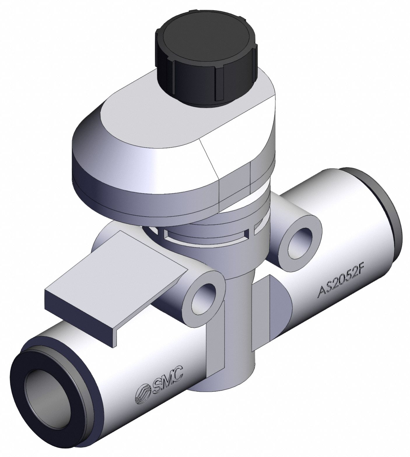 SMC, In-Line Fitting, Screw, Speed Controller - 852KE2|AS2052FS-08 - Grainger