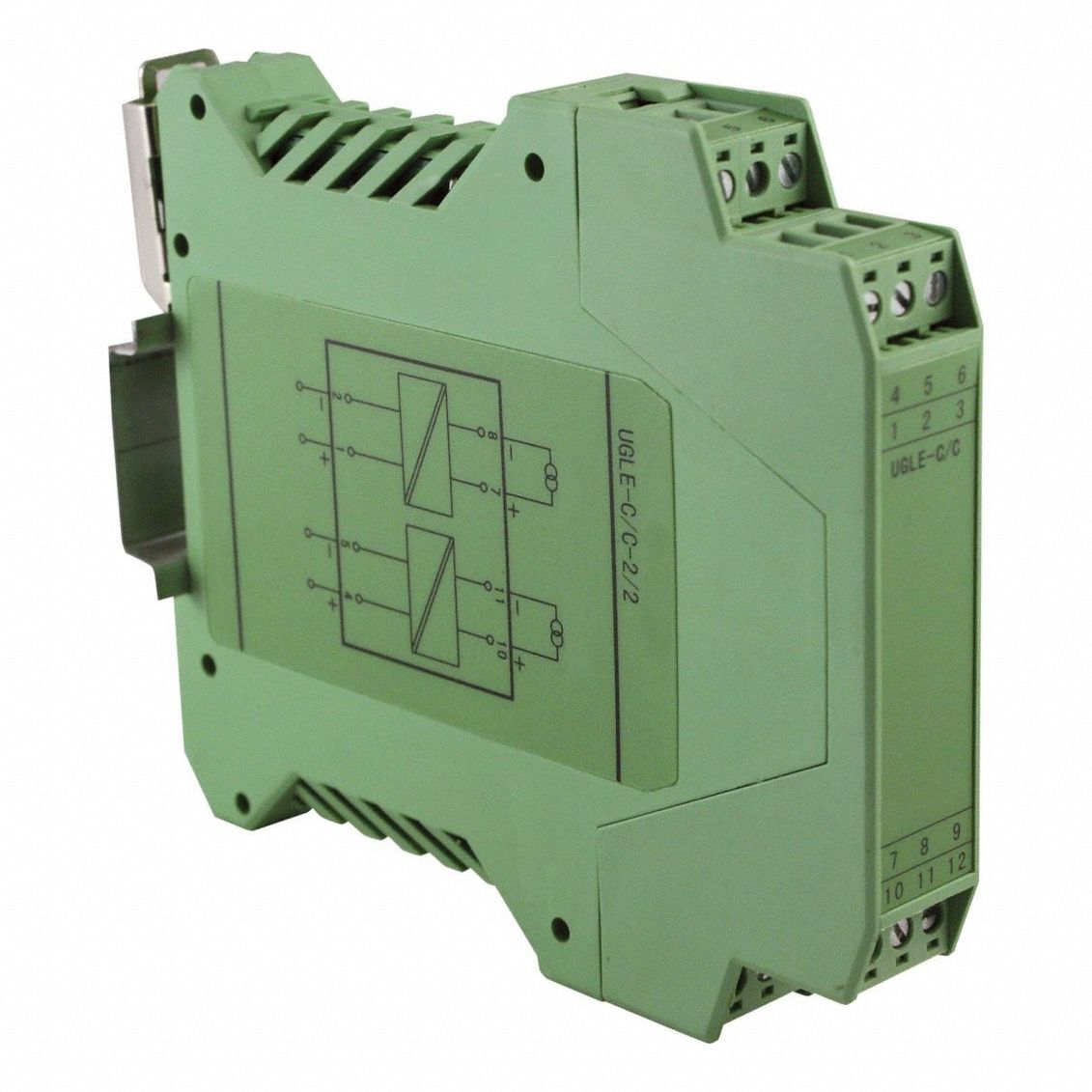 UPUN, DIN Rail Mounting, 0.69 in Overall Dp, Isolator - 808CG7 ...