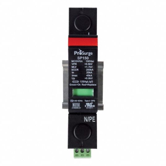 PROTEC, Single Phase, 120V AC, Surge Protection - 808CH1|ASISP150-1P ...