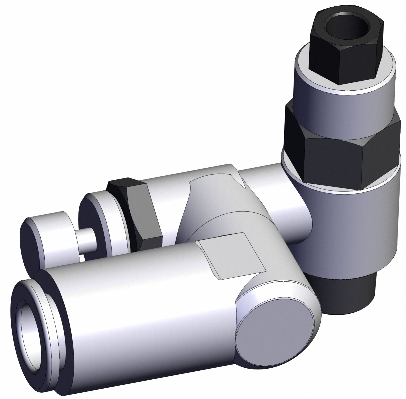 SMC, Universal Fitting, Knurled, Piloted Non-Return Valve - 852KH6|ASP330F-01-08S - Grainger