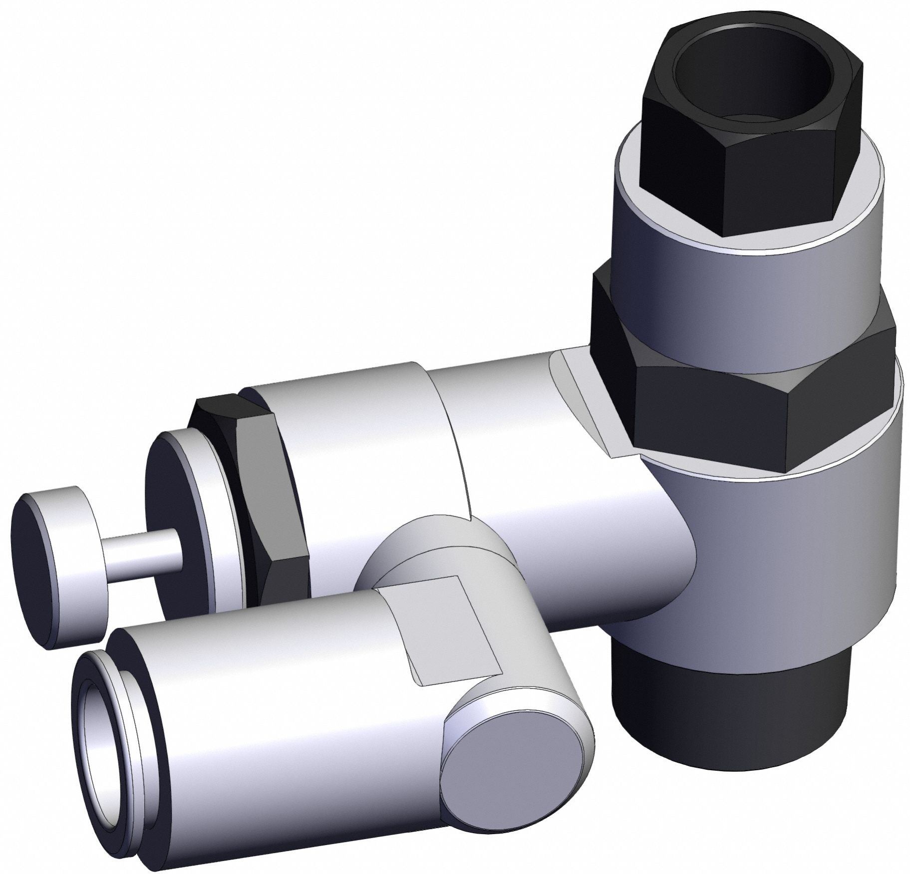 SMC, Universal Fitting, Knurled, Piloted Non-Return Valve - 852KK4|ASP630F-N04-13S - Grainger