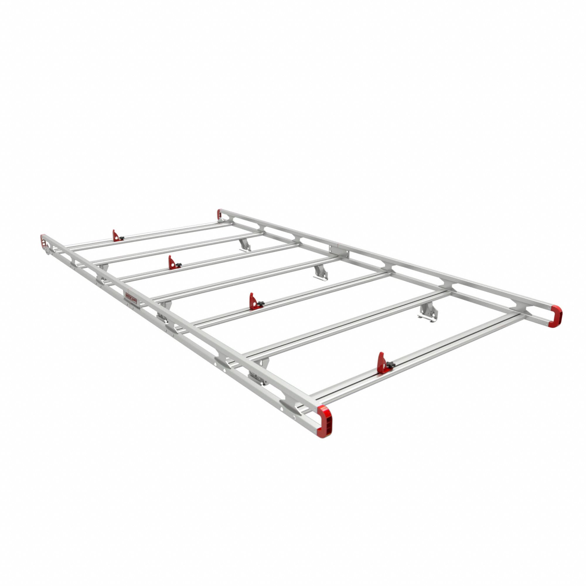 WEATHER GUARD, Aluminum, 10 1/4 in Overall Ht, Van Ladder Rack - 817M29 ...