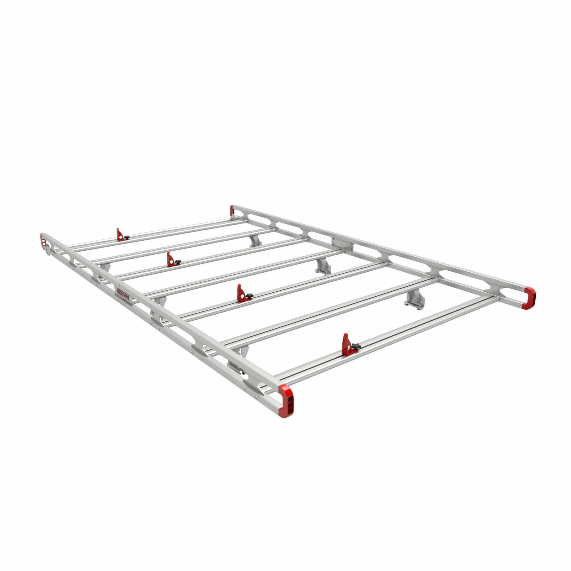 WEATHER GUARD, Aluminum, 10 1/4 in Overall Ht, Van Ladder Rack - 817M27 ...
