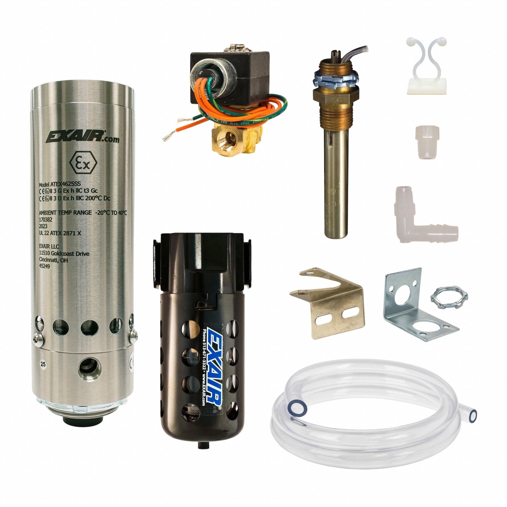 EXAIR, NEMA 4, 40 scfm Max Flow Rate, Vortex Cooler Kit - 911RU0 ...