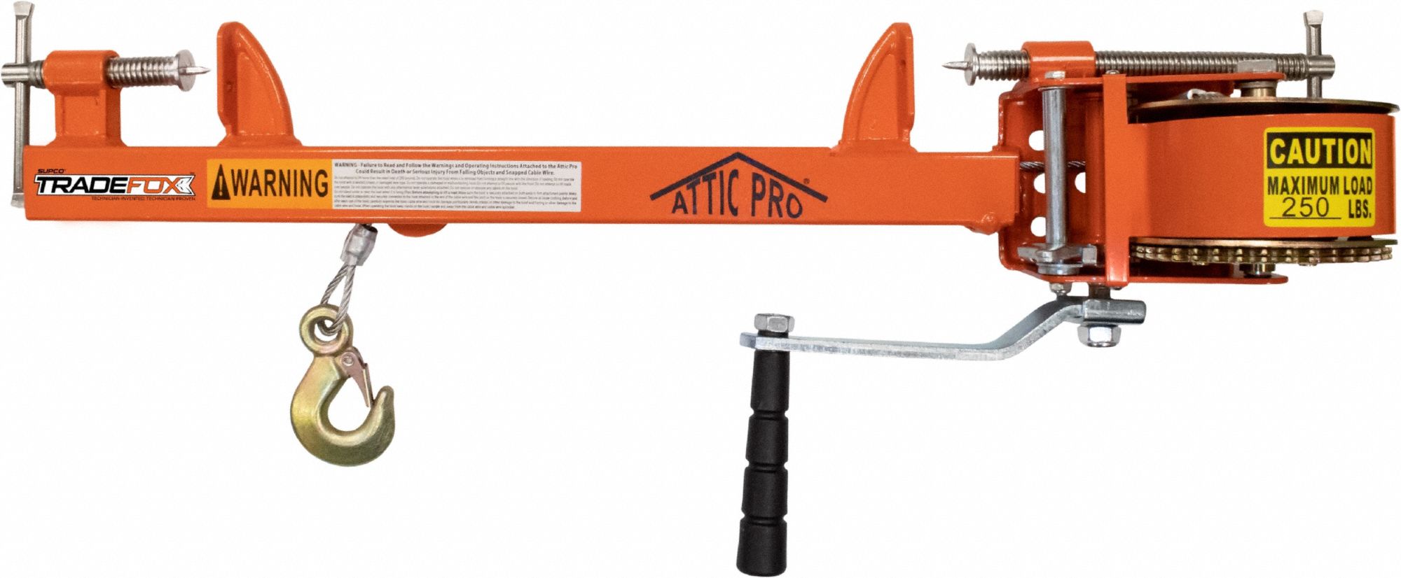 SUPCO, Lifting/Pulling, 250 lb First Layer Load Capacity, Hand Winch ...