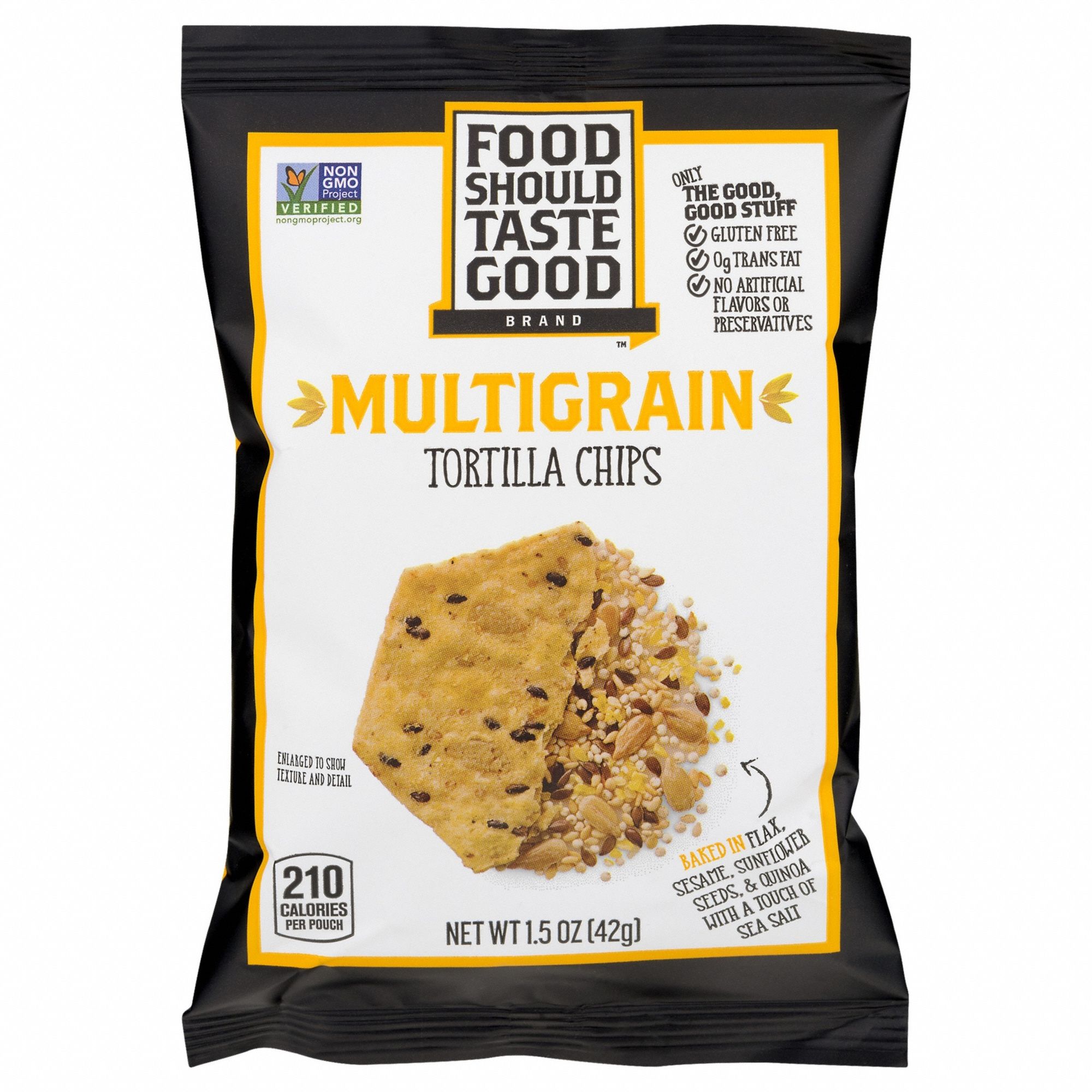 FOOD SHOULD TASTE GOOD, Multigrain with Sea Salt, 1.5 oz Item Size ...