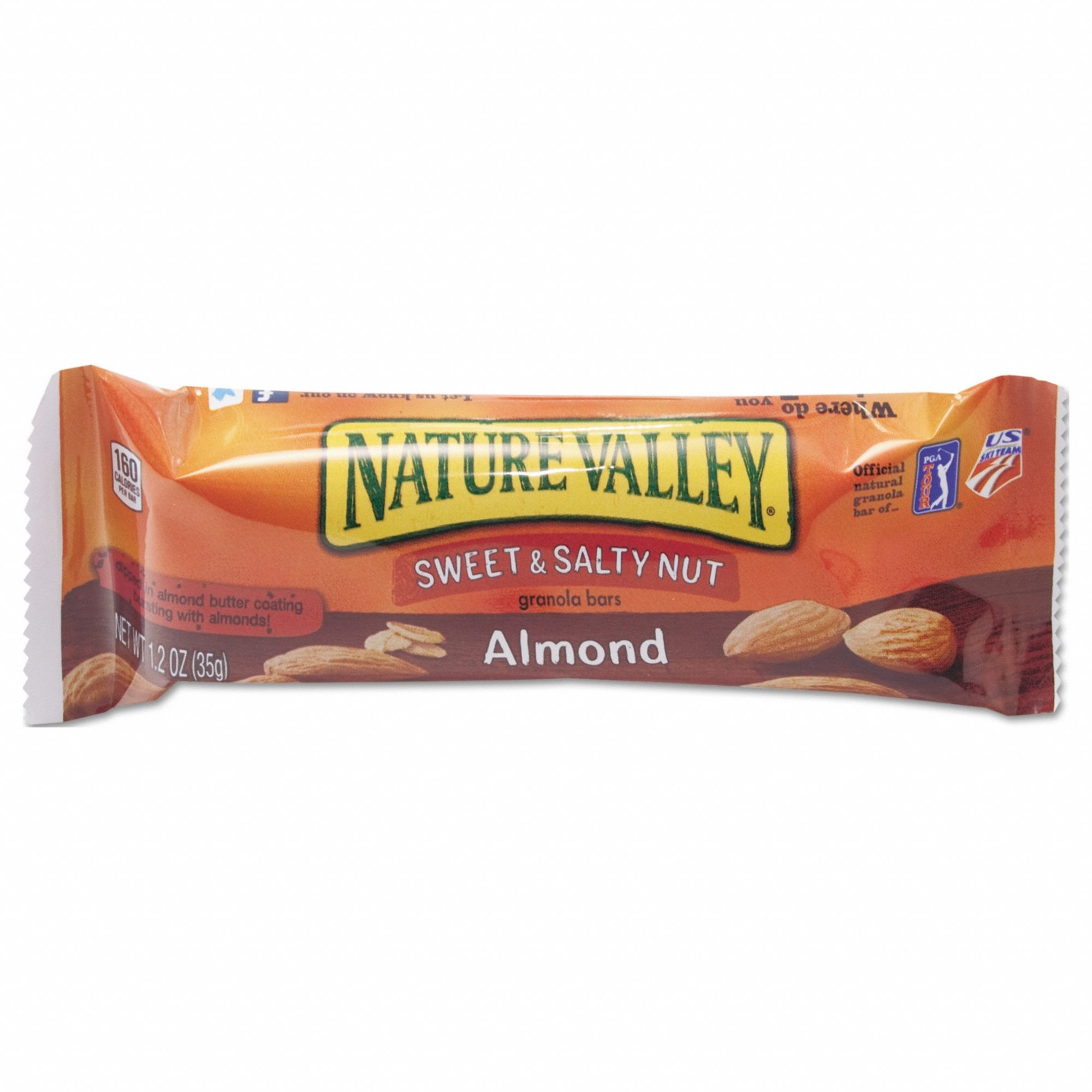 NATURE VALLEY, Almond, 1.2 oz Item Size, Granola Bars - 43PN89|AVT ...
