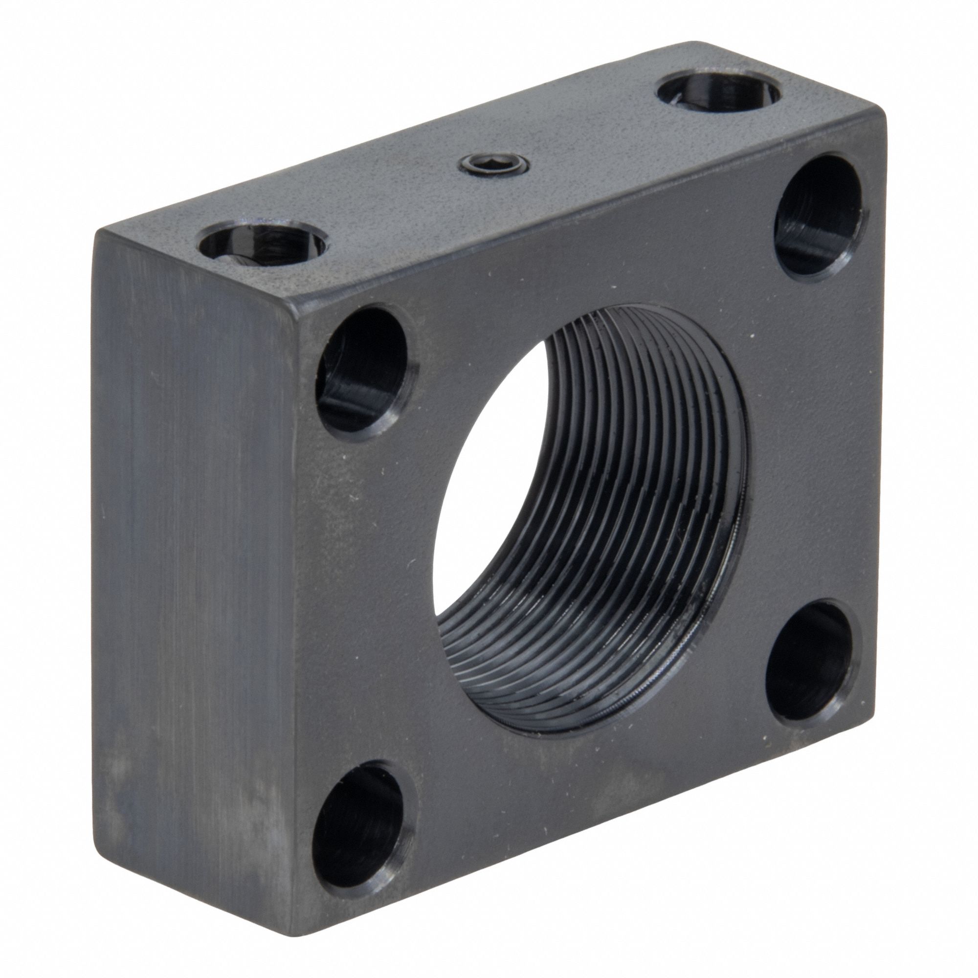 ENERPAC, 1 1/2 in Bore Dia., UN-2B, Rectangular Mounting Flange ...