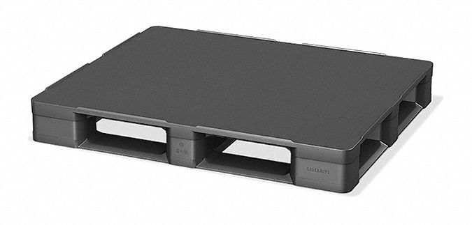 CABKA PLASTIC PALLET,4-WAY,STRINGER,6-1/8" H. - Pallets ...