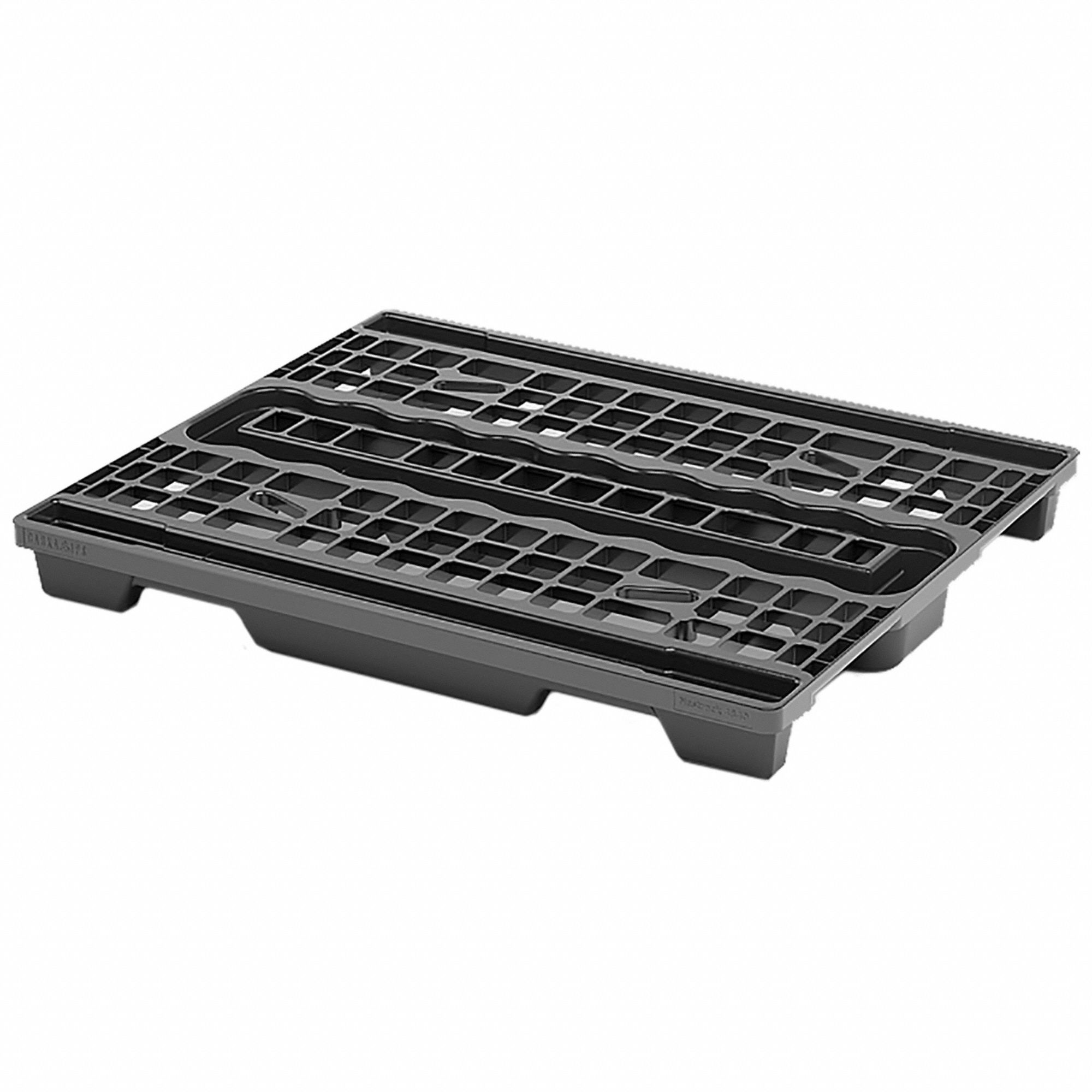 APPROVED VENDOR PALLET,BLACK,5 7/8 IN H,48 IN L - Pallets ...
