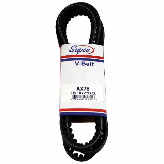 SUPCO, Molded Cogged V Belt,AX75 - 304T27|AX75 - Grainger