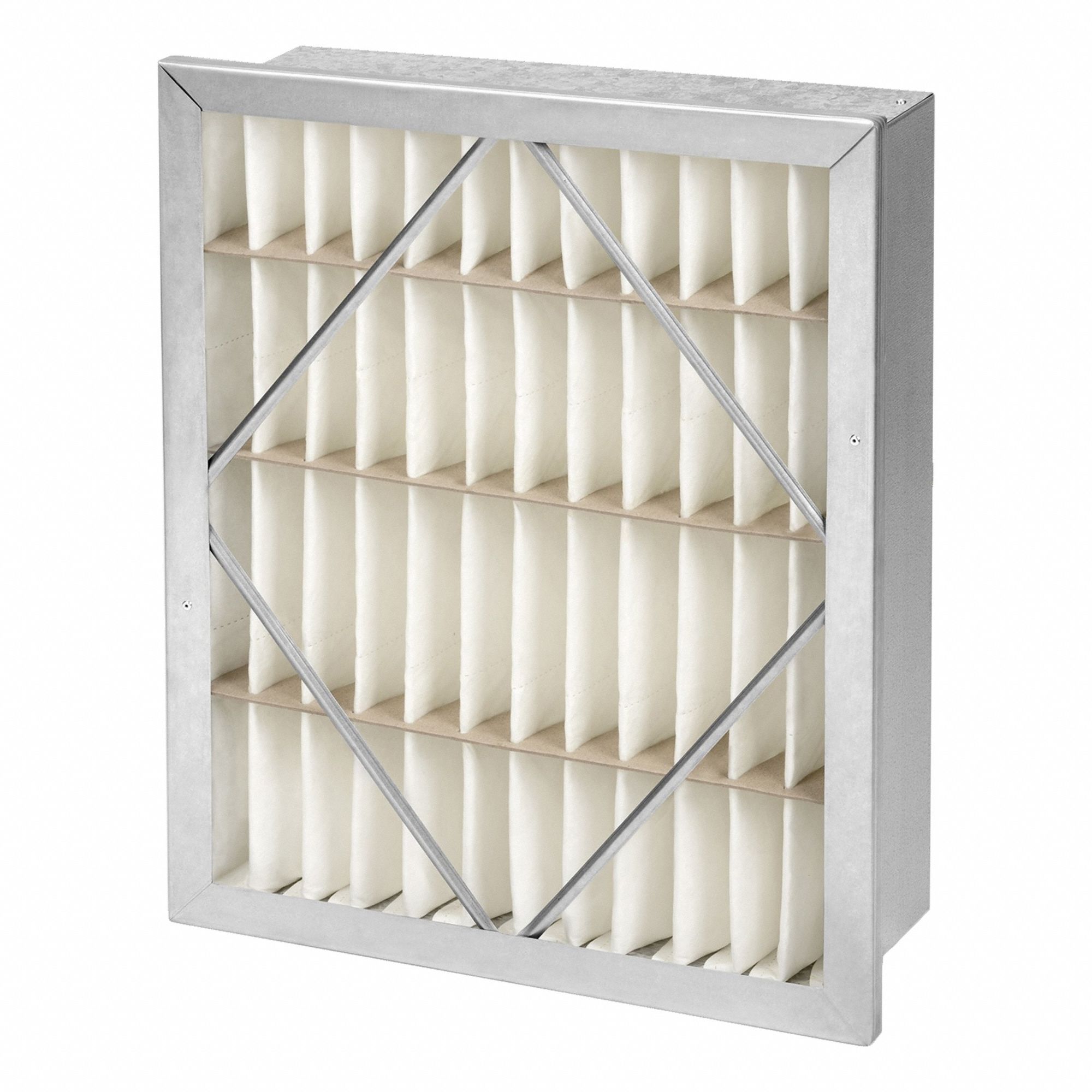 20x24x6 Nominal Filter Size, Synthetic, Rigid Cell Air Filter - 2JTZ7 ...