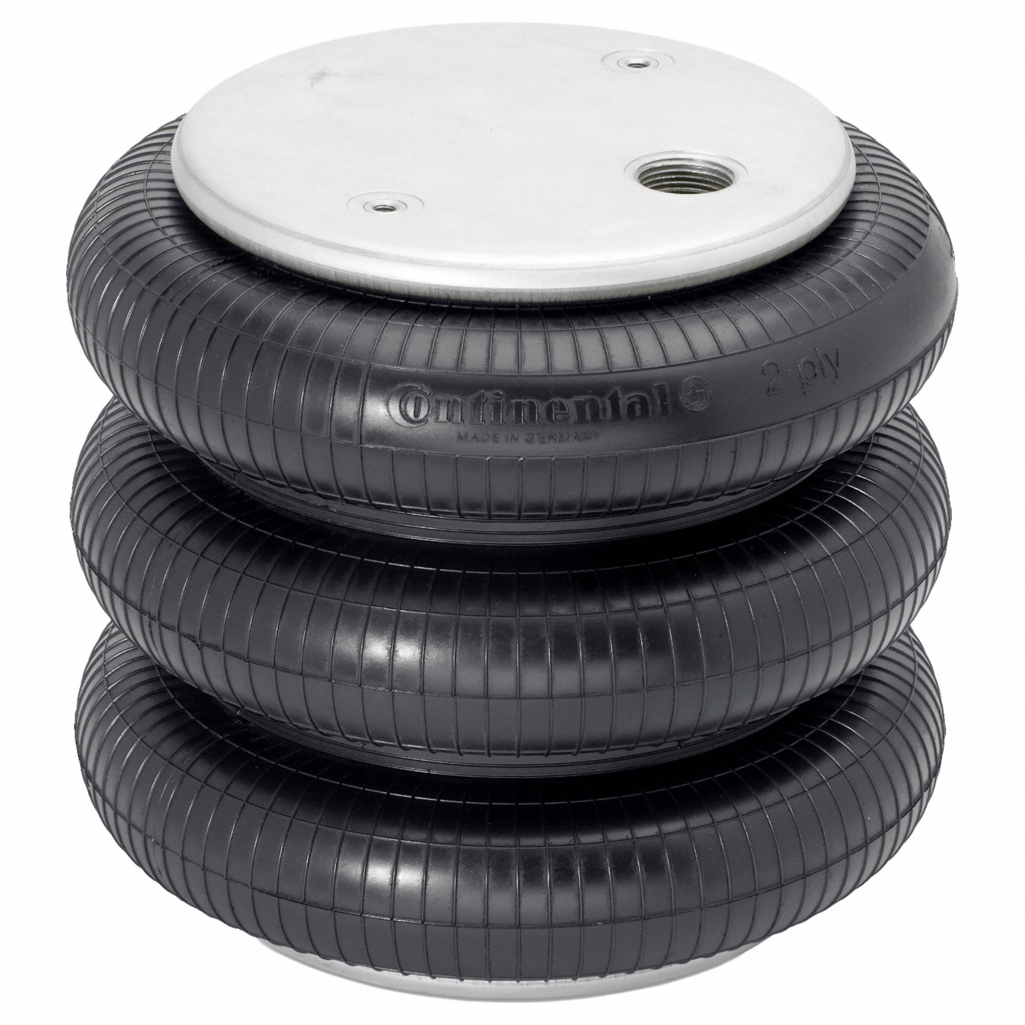Natural Rubber, 6 in Compressed Ht, Triple Convolution Air Actuator ...