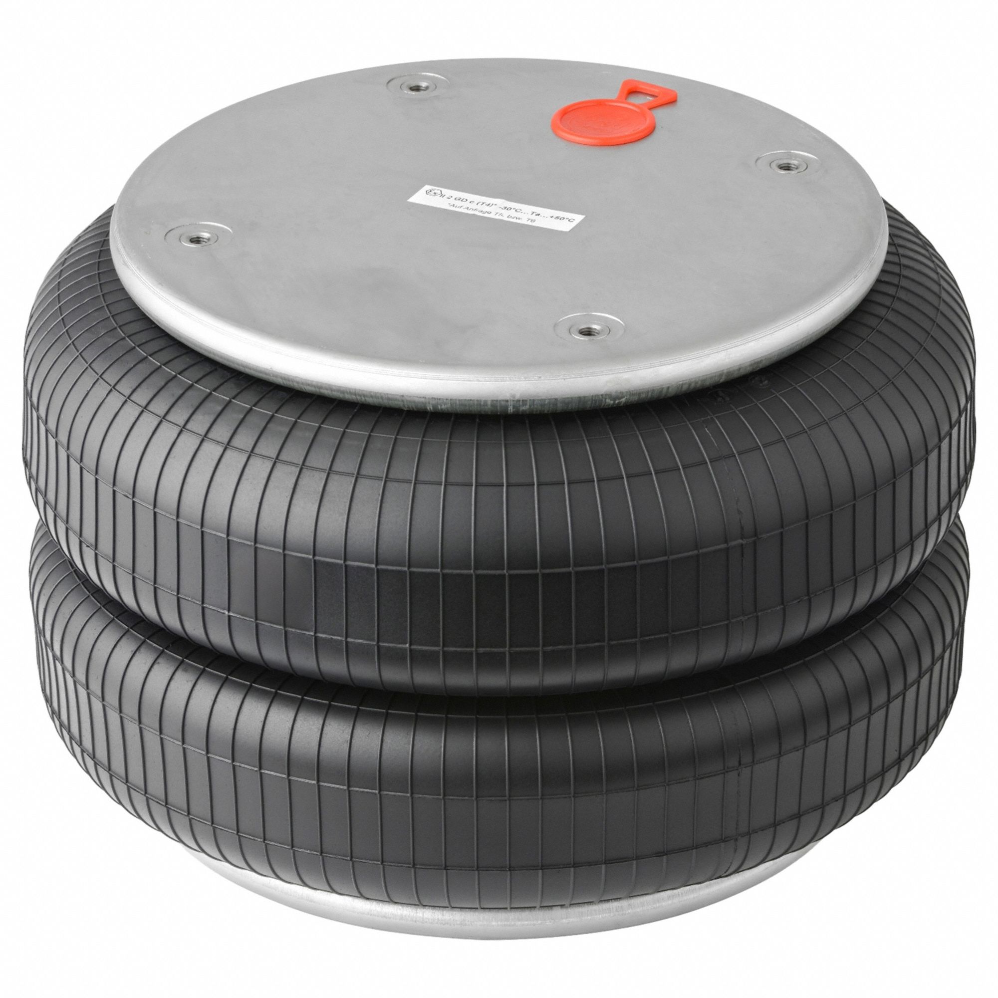 Natural Rubber, 4.5 in Compressed Ht, Double Convolution Air Actuator ...