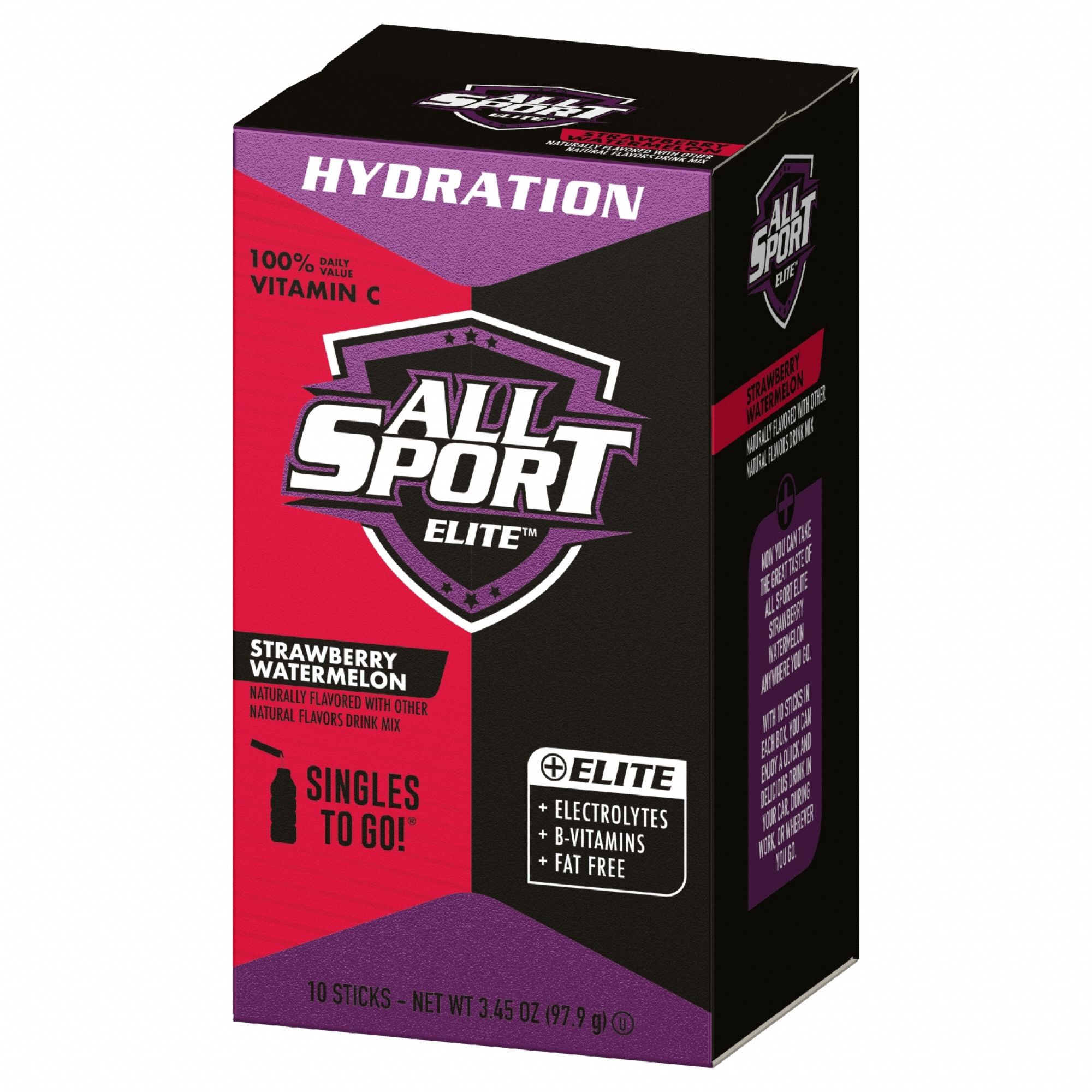 ALL SPORT, Strawberry Watermelon, Single-Serve, Sports Drink Mix ...