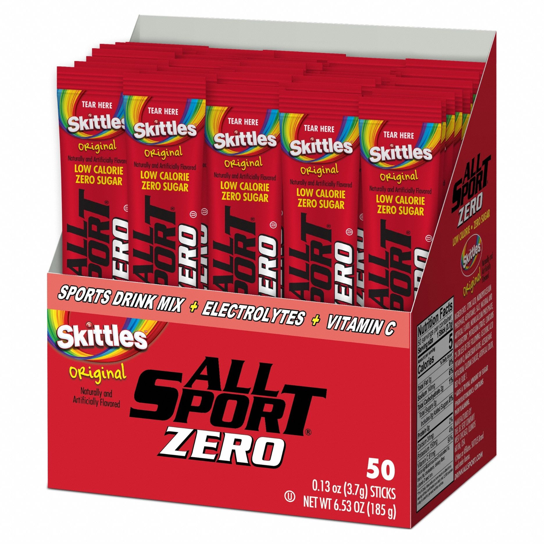 ALL SPORT, Skittles, Single-Serve, Sports Drink Mix - 808WT3|10125091 ...