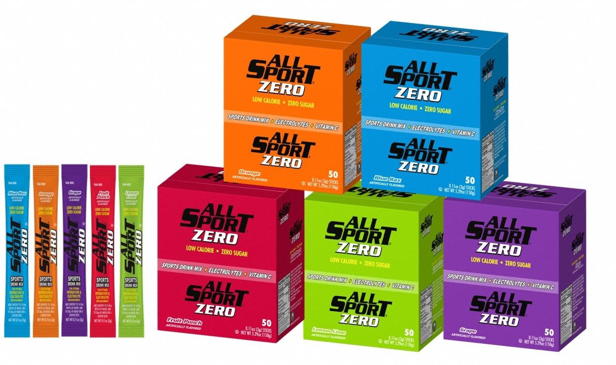 ALL SPORT, Blue Raz/Fruit Punch/Grape/Lemon-Lime/Orange, Single-Serve ...