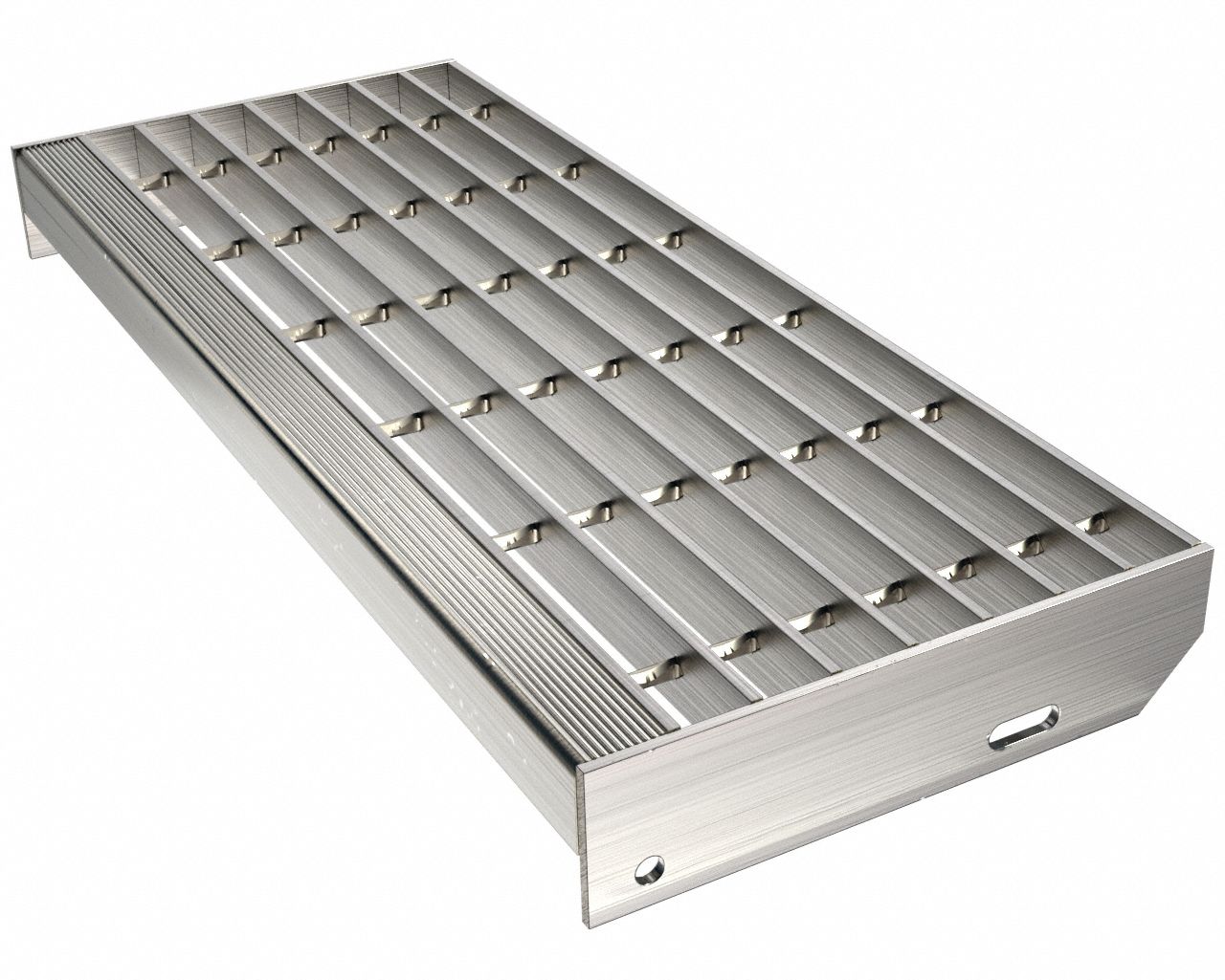 6000, Smooth, Aluminum Stair Tread - 812J80|LA21-M-TG7X30 - Grainger