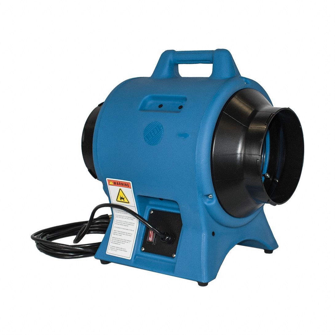 AMERIC, 115 V AC, 8 in Duct Dia, Confined Space Fan - 21YC17|VAF1500A ...