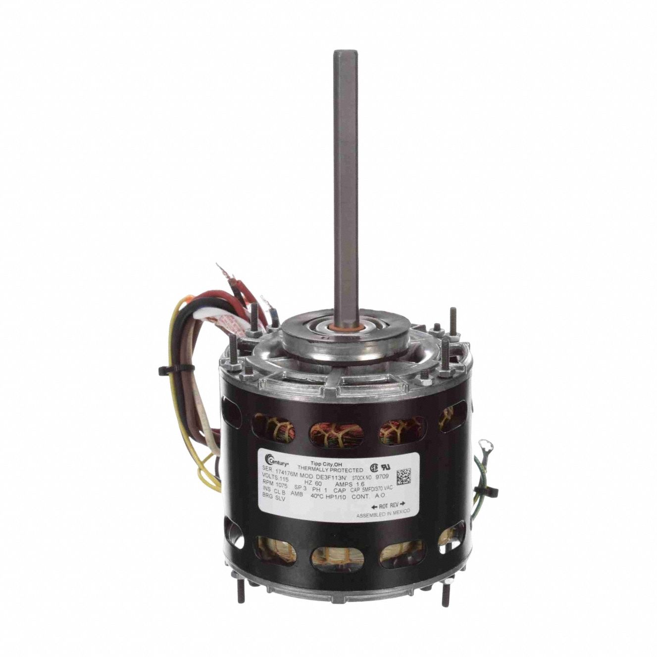 CENTURY, 4 Speed, Open Air-Over, Direct Drive Blower Motor - 833KY2 ...