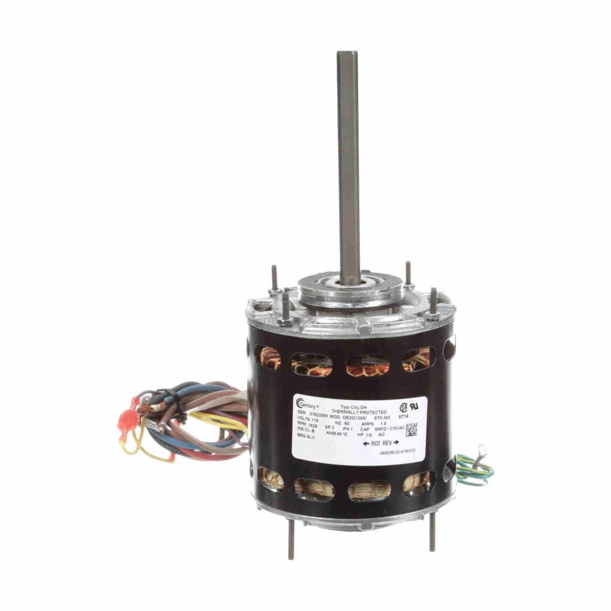 CENTURY, Rigid Base, Permanent Split Capacitor, Direct Drive Blower ...