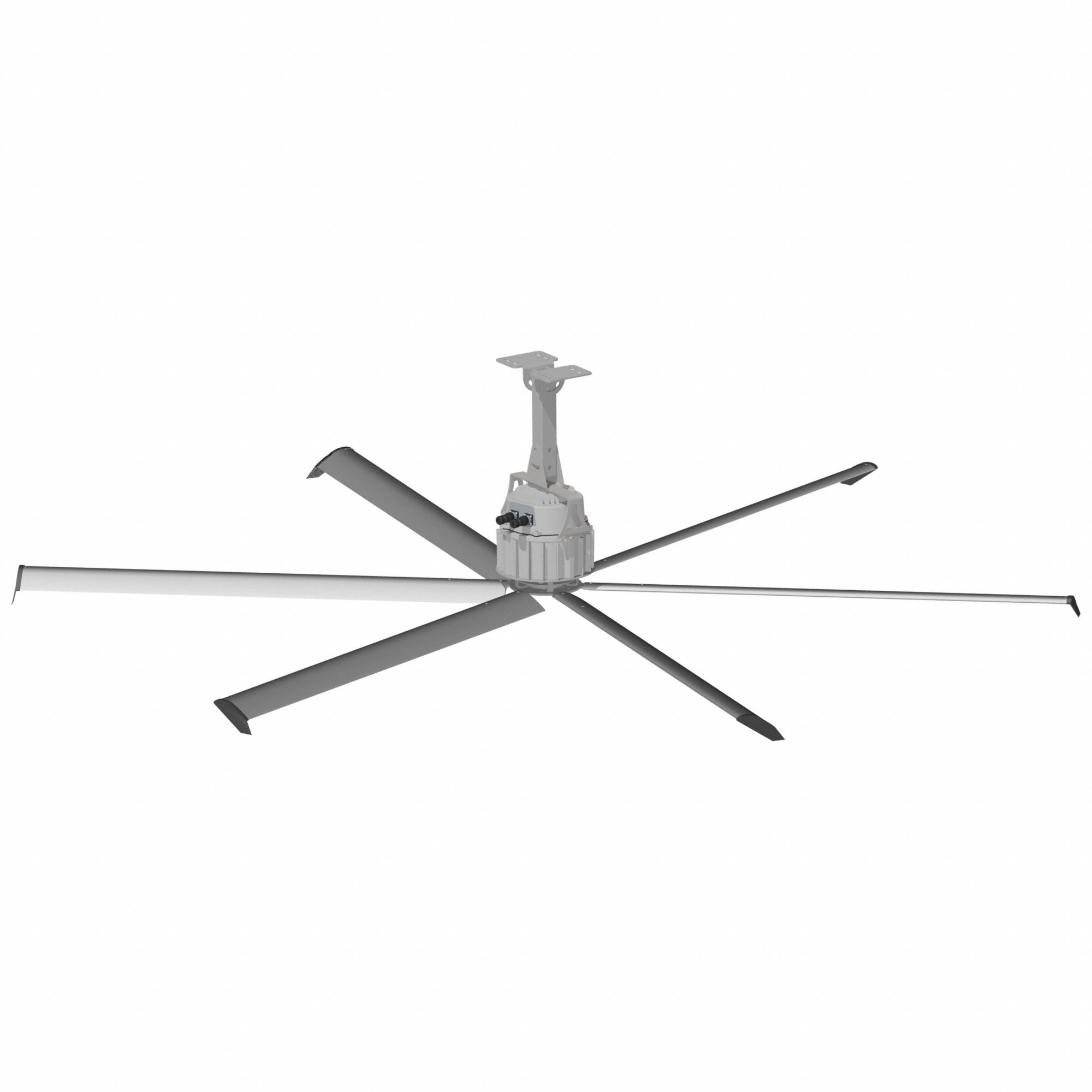 SKYBLADE, 8 ft Blade Dia, Variable Speeds, Comercial Ceiling Fan ...