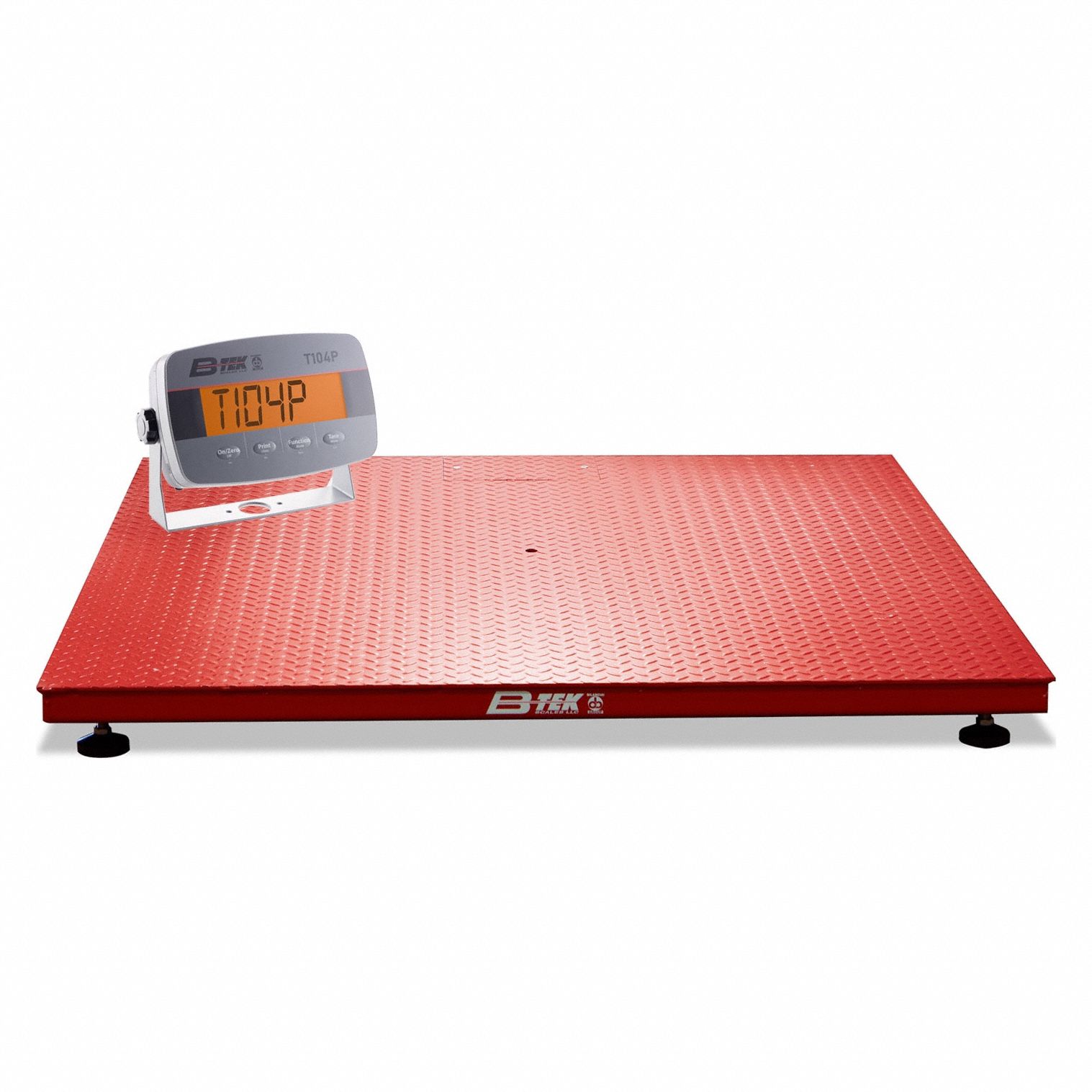 B-TEK, 10,000 lb Wt Capacity, 60 in Weighing Surface Dp, Floor Scale ...