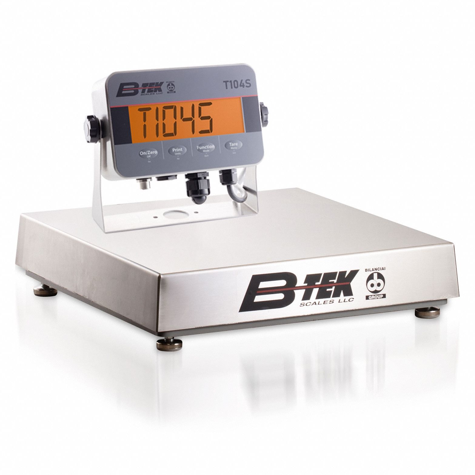 B-TEK, 50 lb Wt Capacity, 18 in Weighing Surface Dp, Bench Scale ...