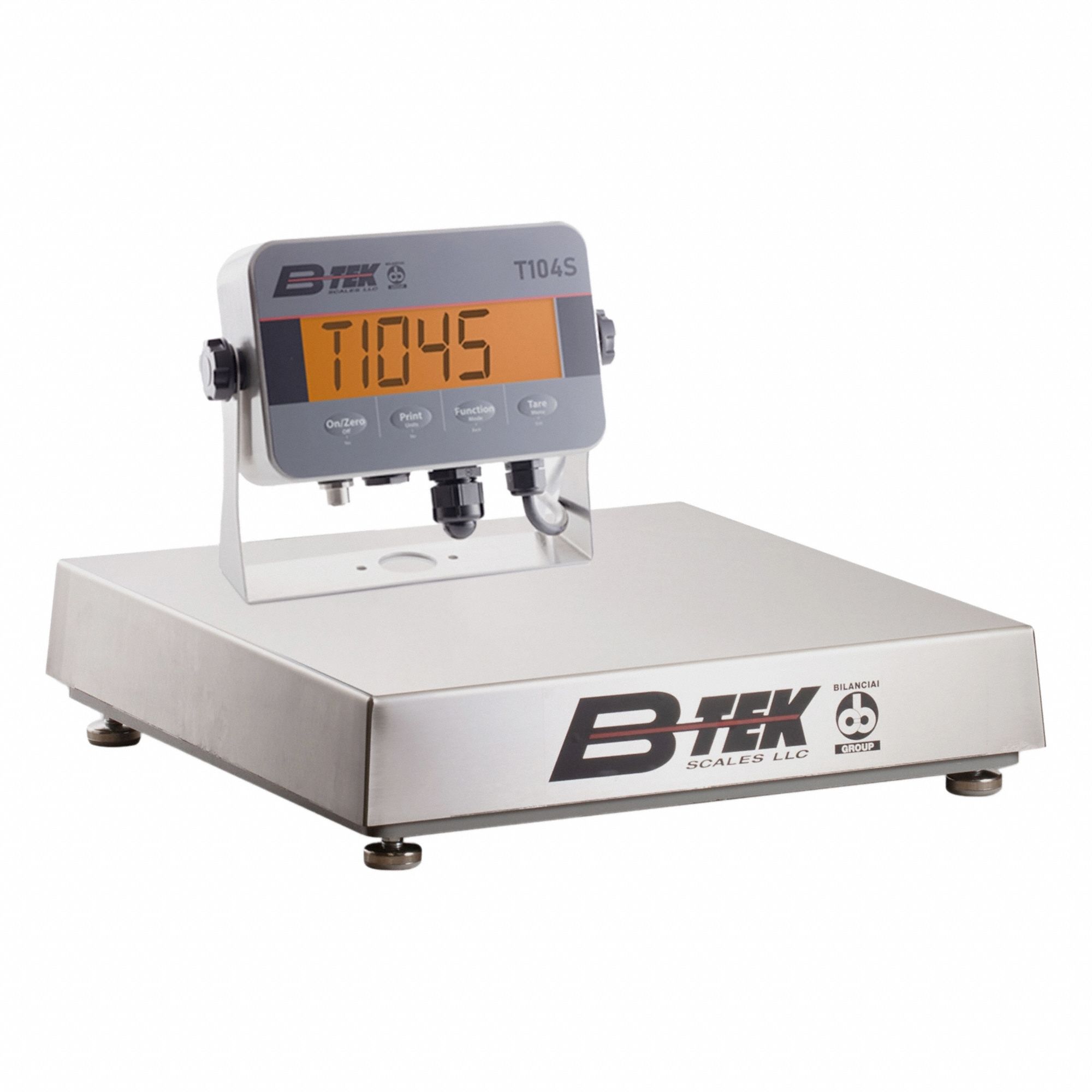 B-TEK, 50 lb Wt Capacity, 18 in Weighing Surface Dp, Bench Scale ...