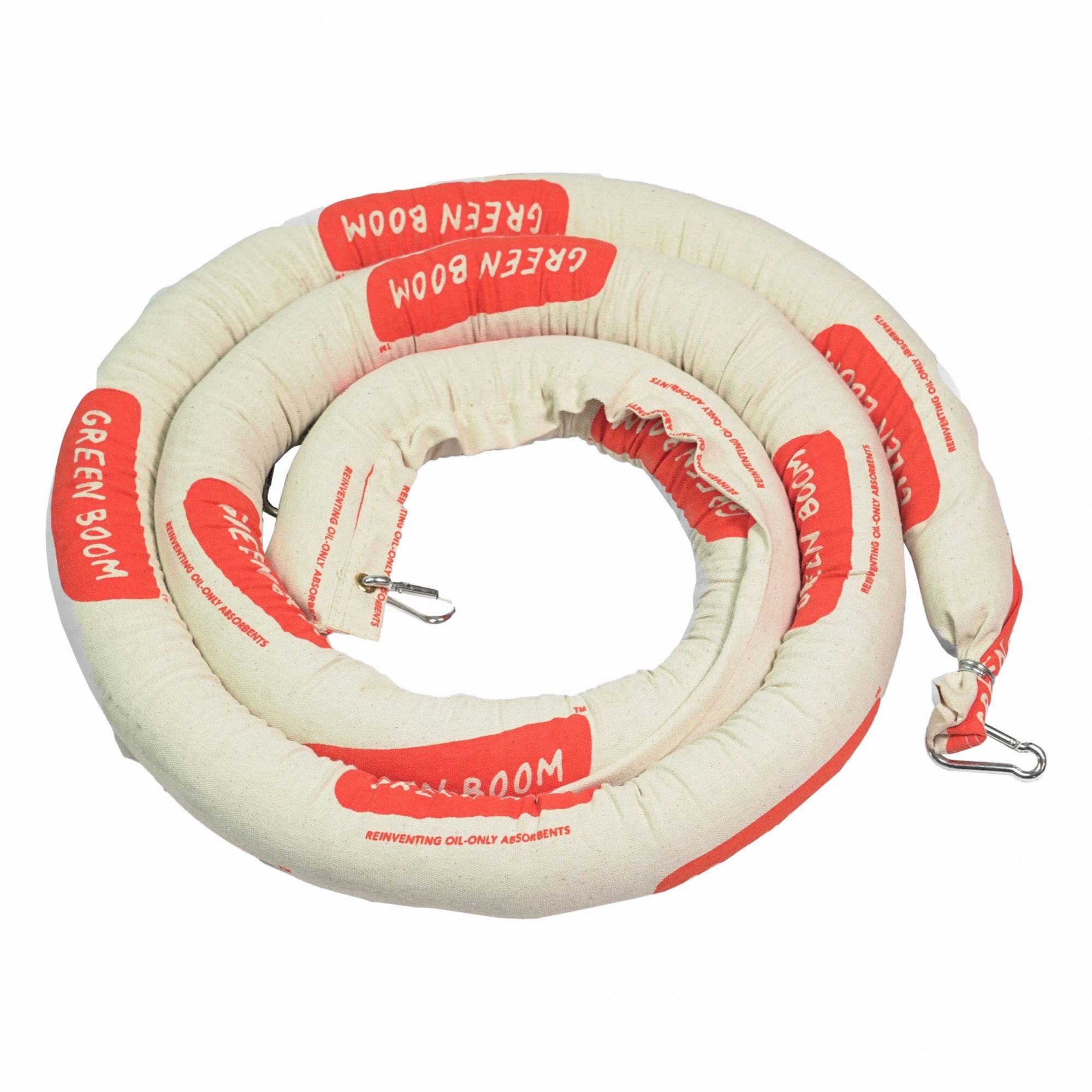 GREEN BOOM, 3 in Dia, 10 ft Lg, Sorbent Boom - 848NT0|B0310S - Grainger