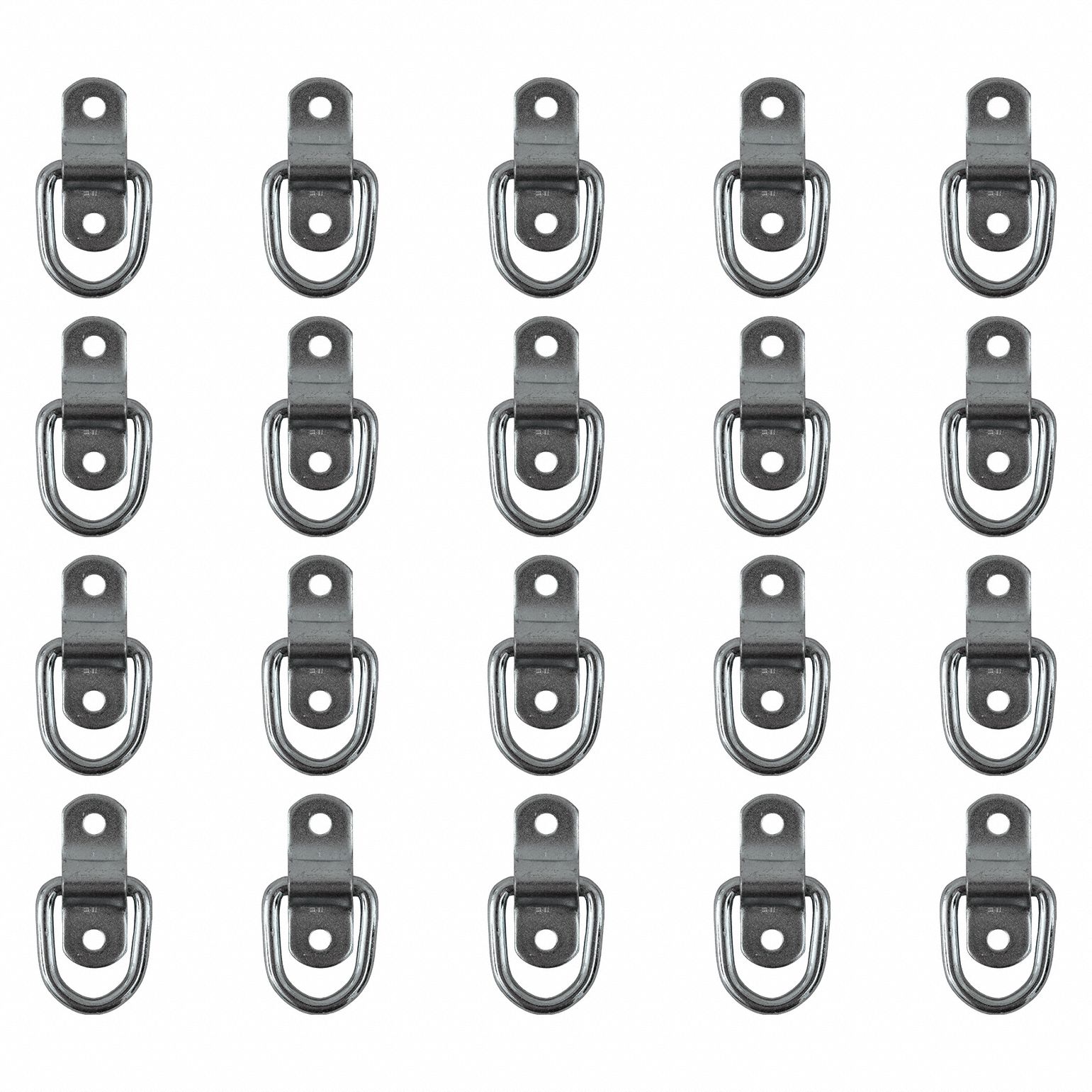 BUYERS PRODUCTS, 1/4 in Ring Dia., 2,400 lb Capacity GVW, D-Ring ...