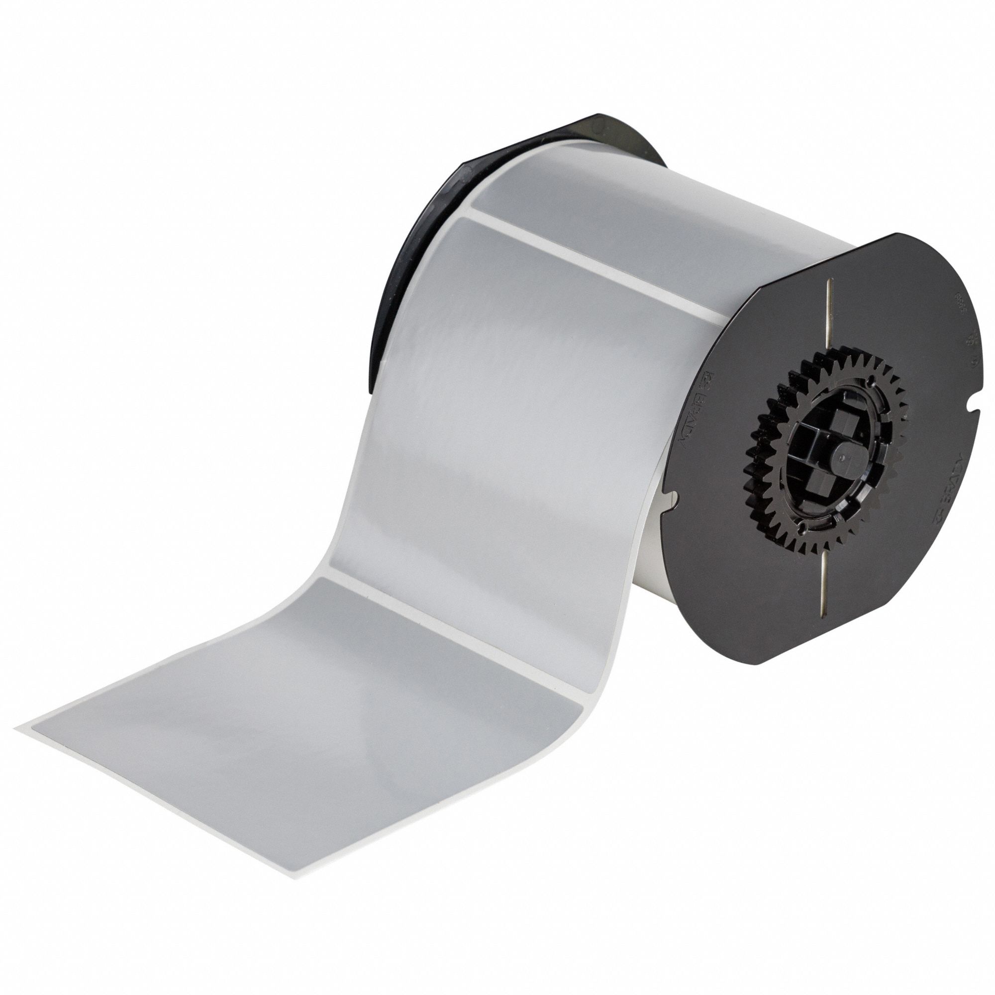 4 in x 4 in, Metallized Polyester, Label - 792W41|B33-161-435 - Grainger