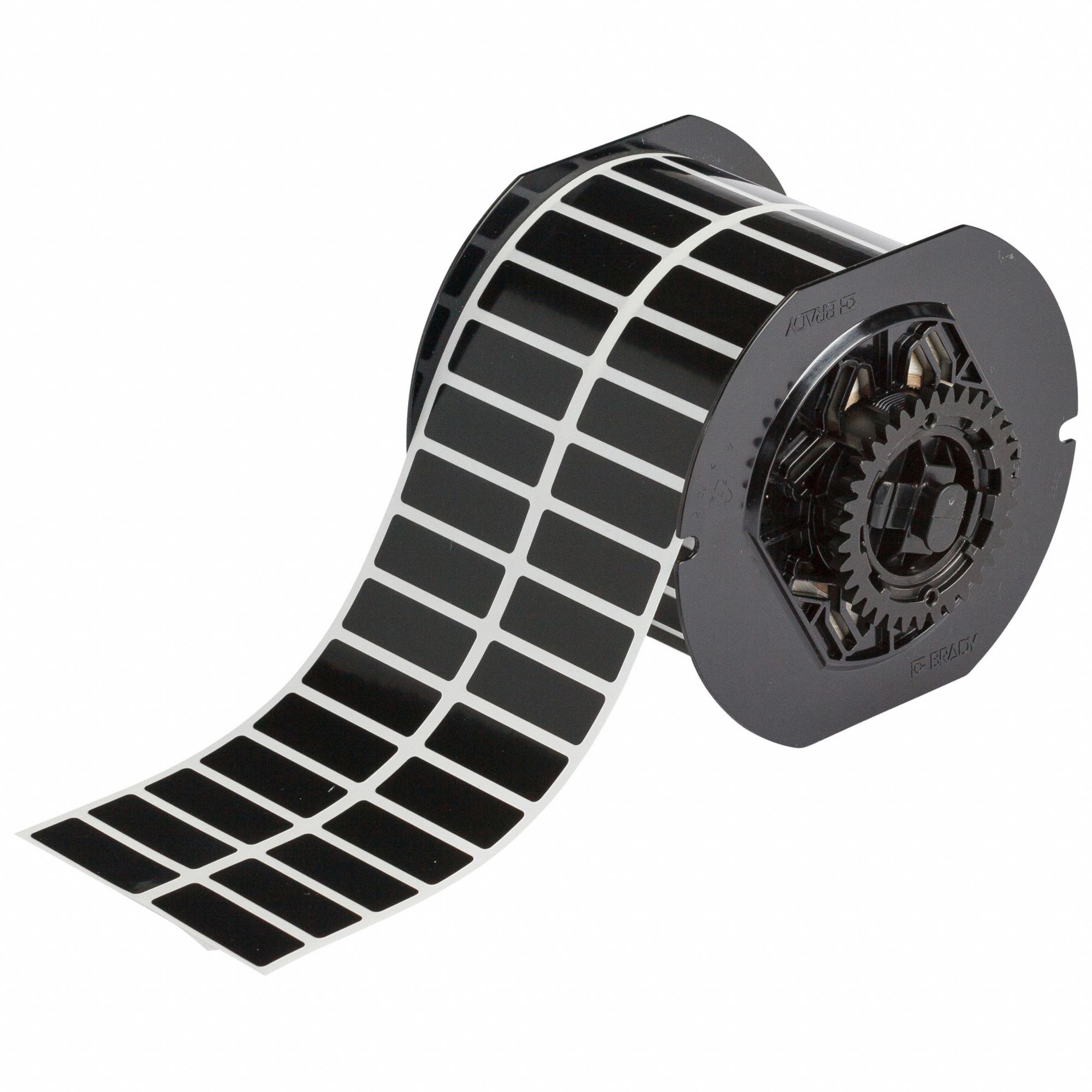 1/2 in x 1 1/2 in, Polyester, Label - 792W07|B33-37-8117 - Grainger