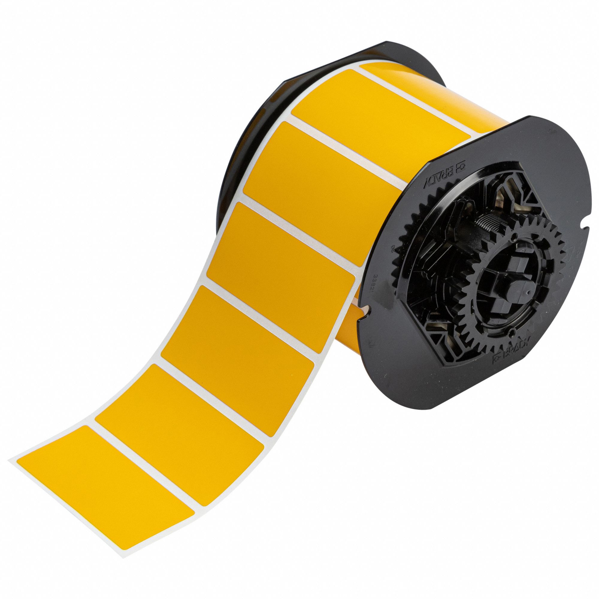 1 1/4 in x 2 3/4 in, Halogen Free Polyester, Label - 792W64|B33-7-8591 ...