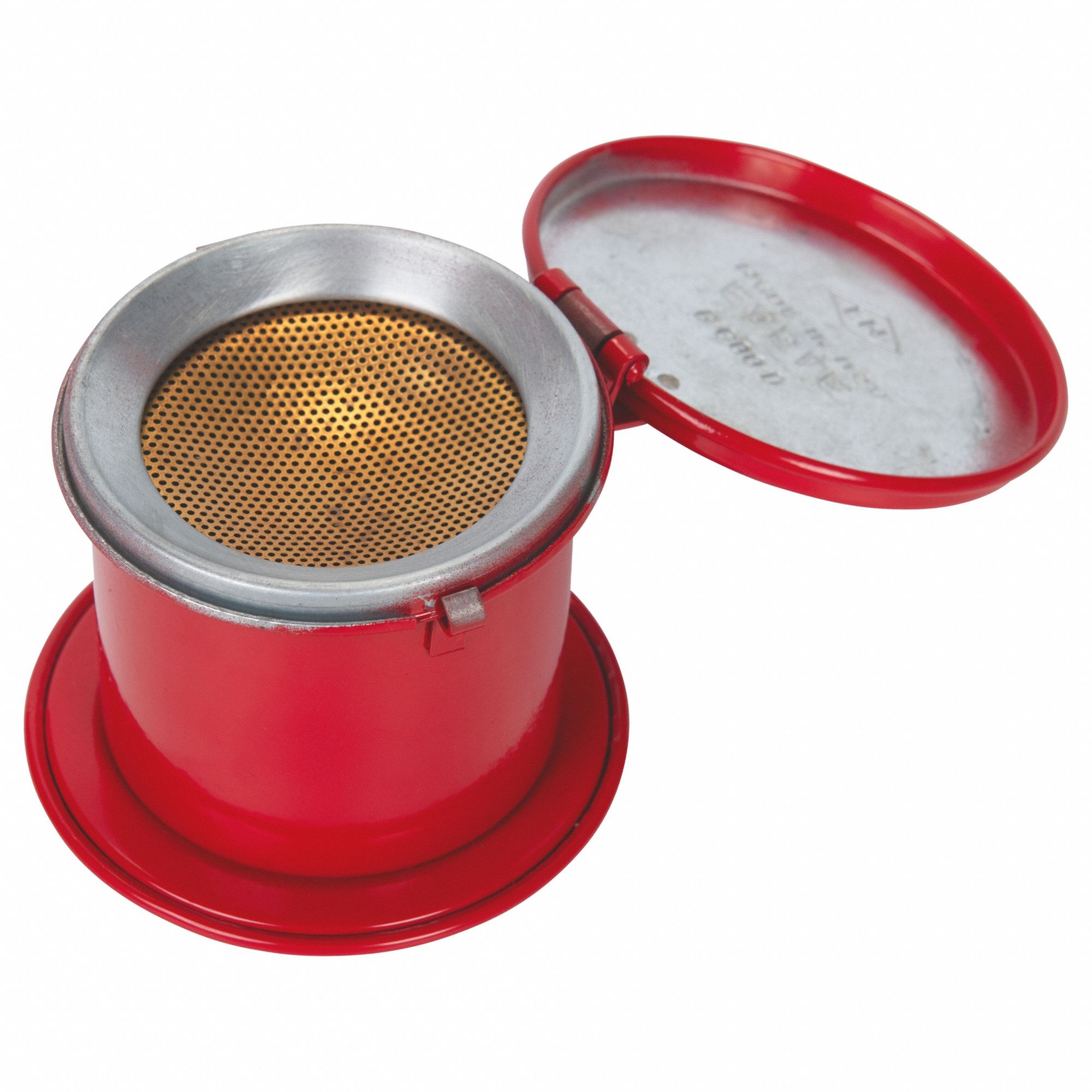 EAGLE, 1/8 gal Capacity, Powder Coated Steel, Bench Can - 812F50|B600D ...