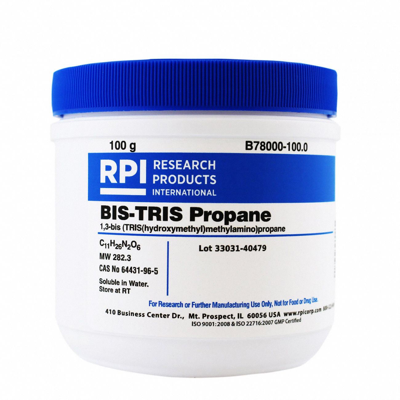 BIS-Tris Propane,100g - Grainger