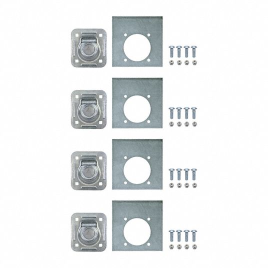 Recessed Ring, 4 Mounting Holes, Anchor Ring - 852EL5|B801AK4 - Grainger