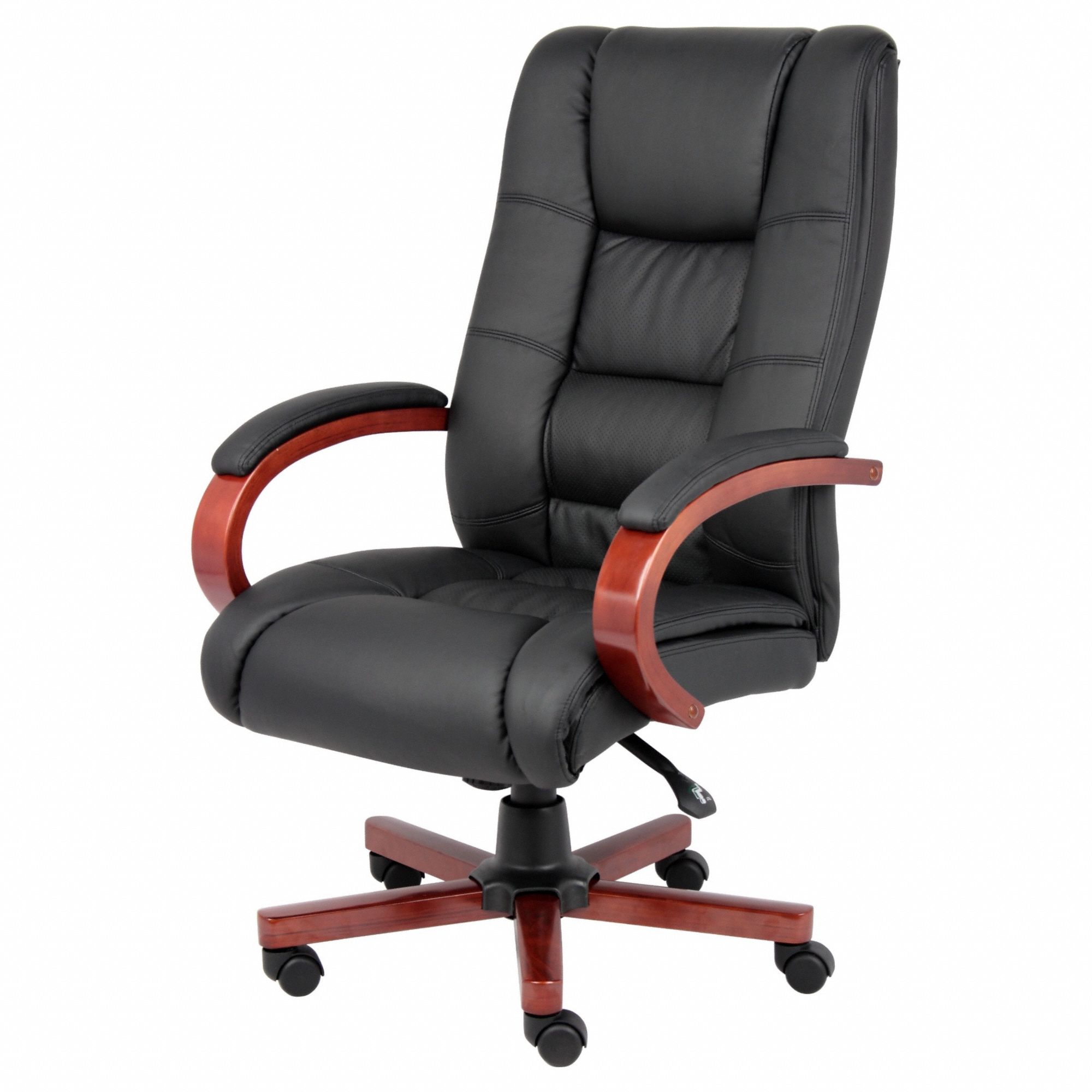 BOSS, Black, Vinyl Material, Office Chair - 812XR8|B8991-C - Grainger