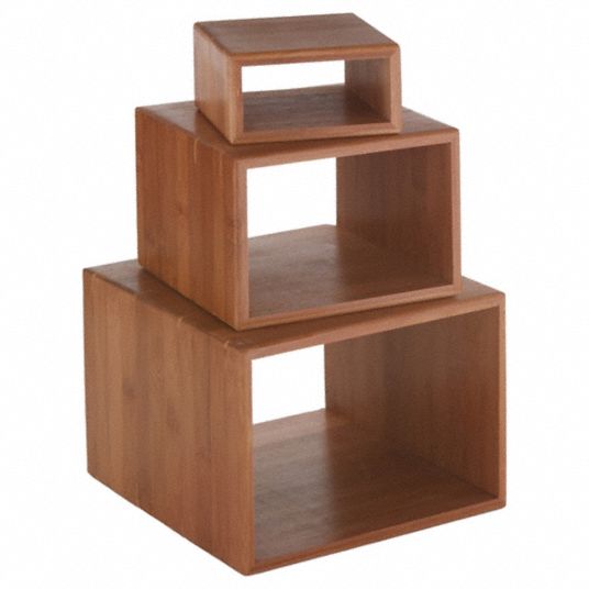 AMERICAN METALCRAFT, Dark Bamboo, Bamboo, Riser Set - 20X570|BAMRD2 ...