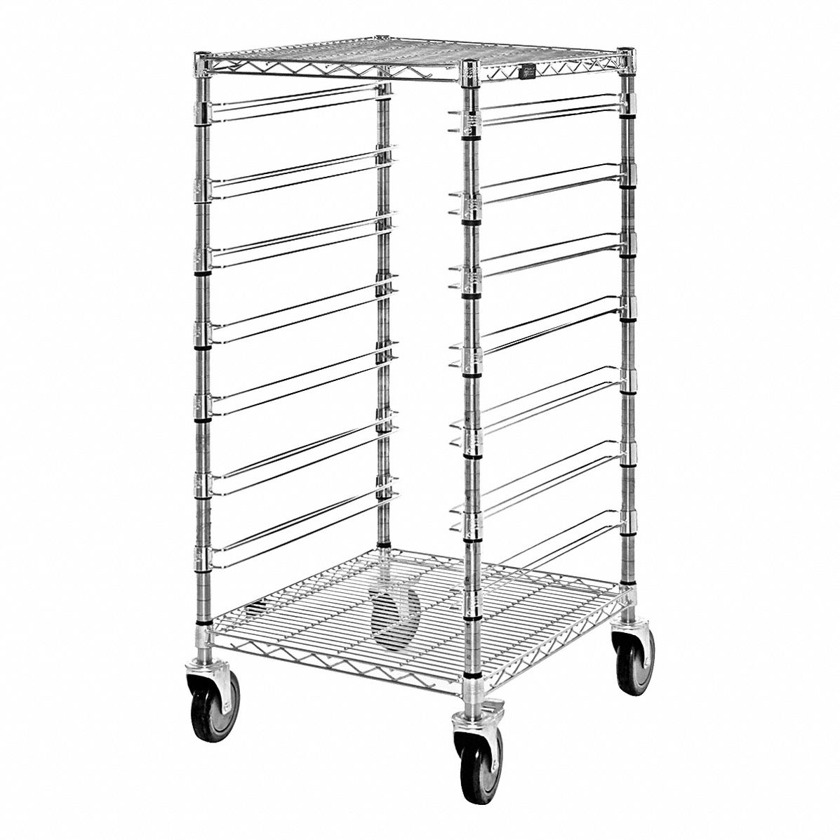 QUANTUM STORAGE SYSTEMS, 1,200 lb Load Capacity, 7 Bins/Tubs, Bin Cart ...
